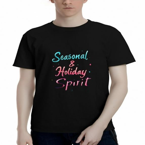 Men's Cotton Short Sleeve T-Shirt with Colorful ' Seasonal & Holiday ...
