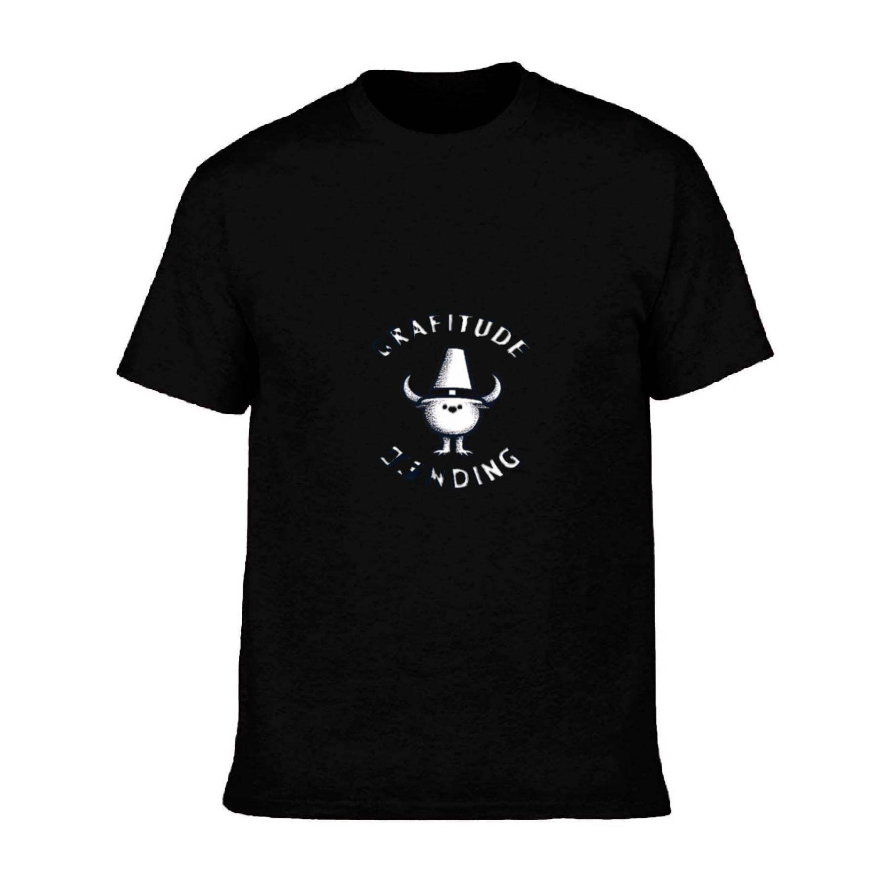 Men's Cotton Short Sleeve T-Shirt with Playful Cartoon Cow Character ...