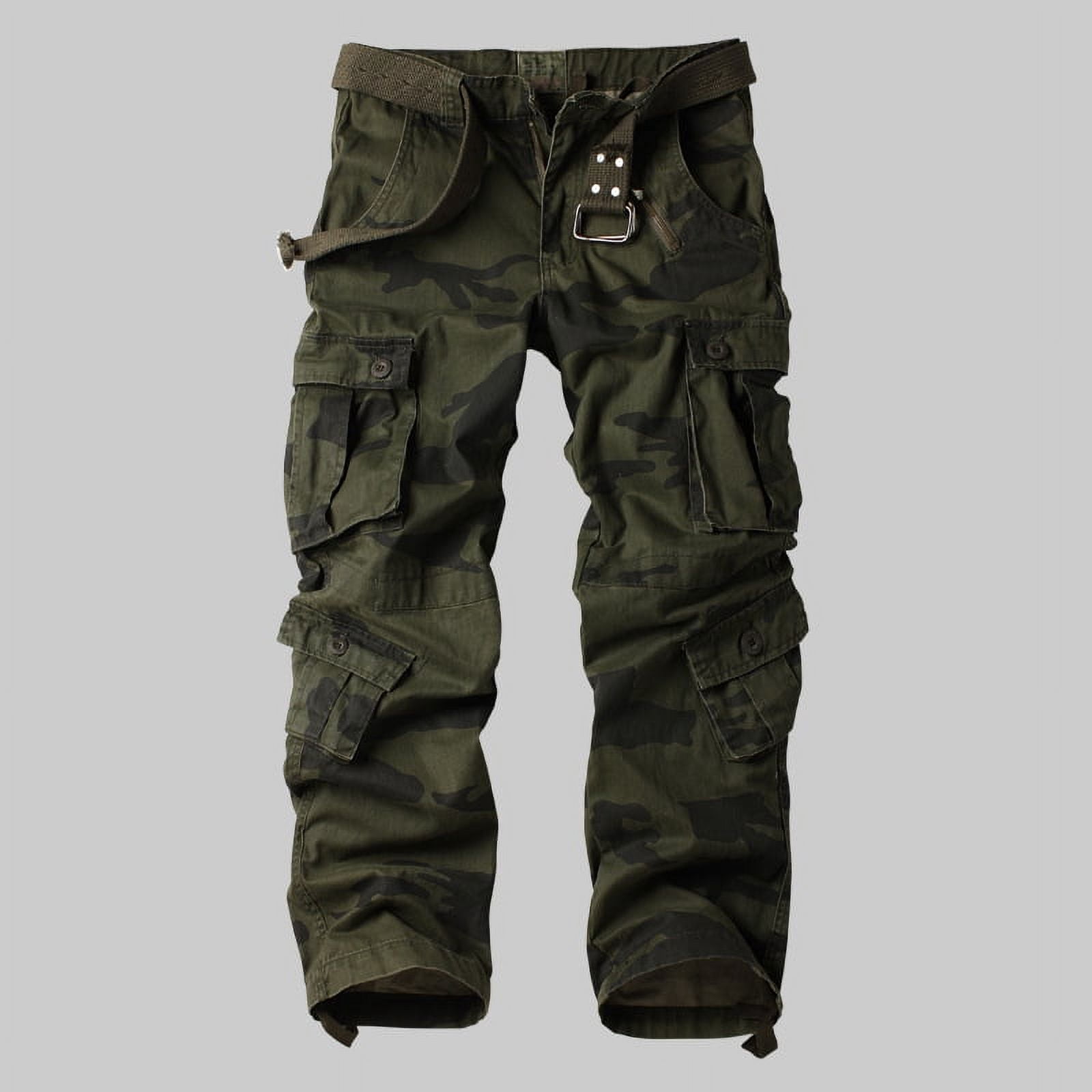 Men's Cotton Utility Military Army Cargo Camo Combat Work Pants Multi ...