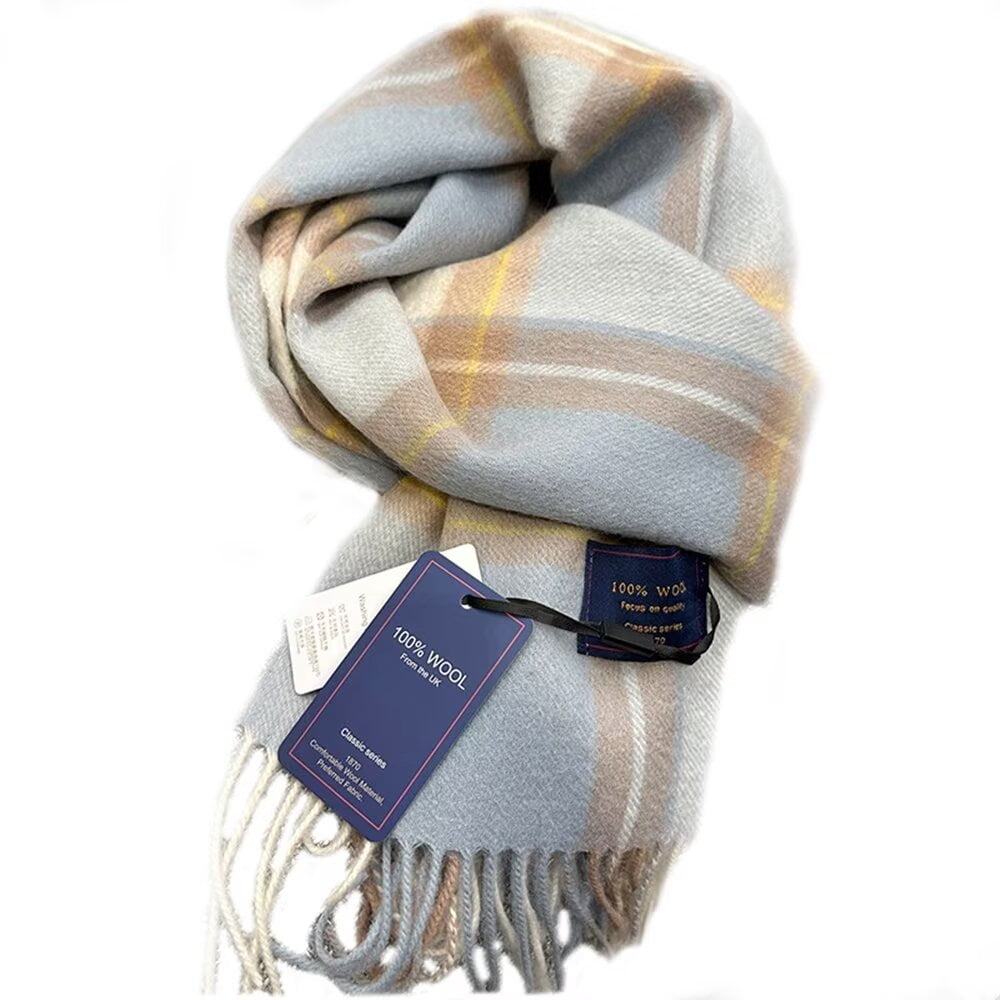100% Merino Wool Winter Soft and Cozy Scarf for Men 72x12inch - Walmart.com