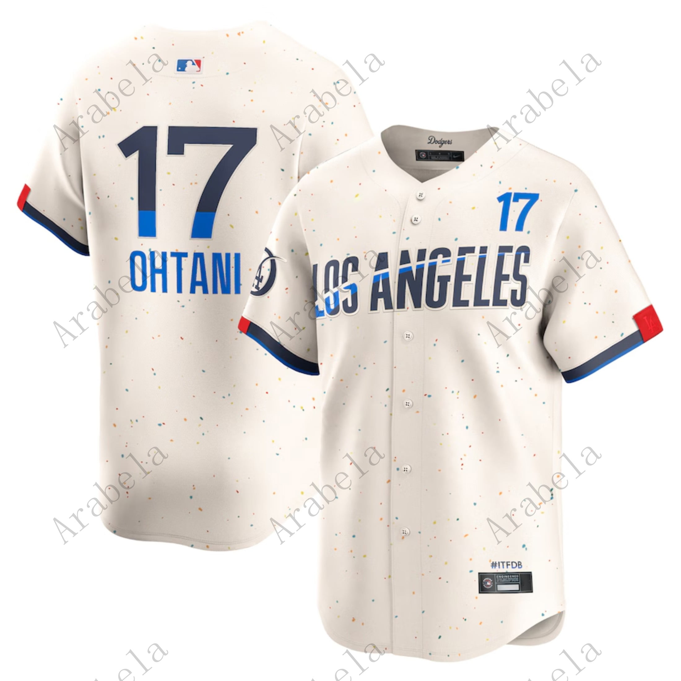 Men's Cream Los_Angeles_Dod_gers #17 Shohei Ohtani 2024 City Connect ...