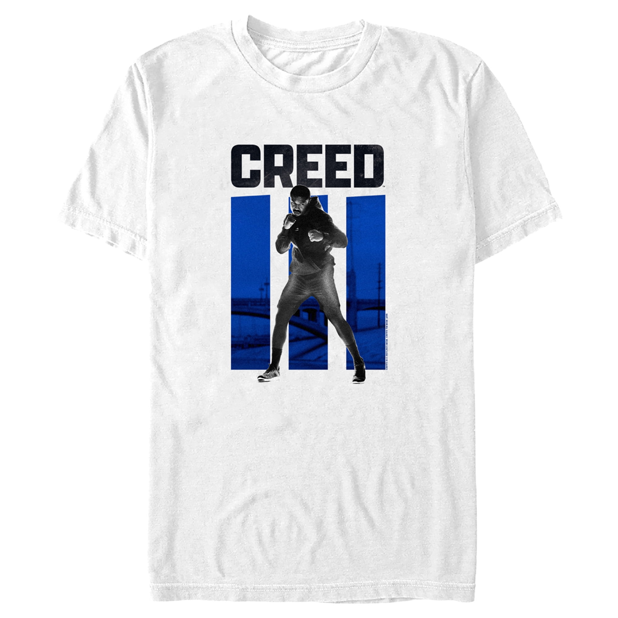Men's Creed III Blue Poster Graphic Tee White X Large - Walmart.com