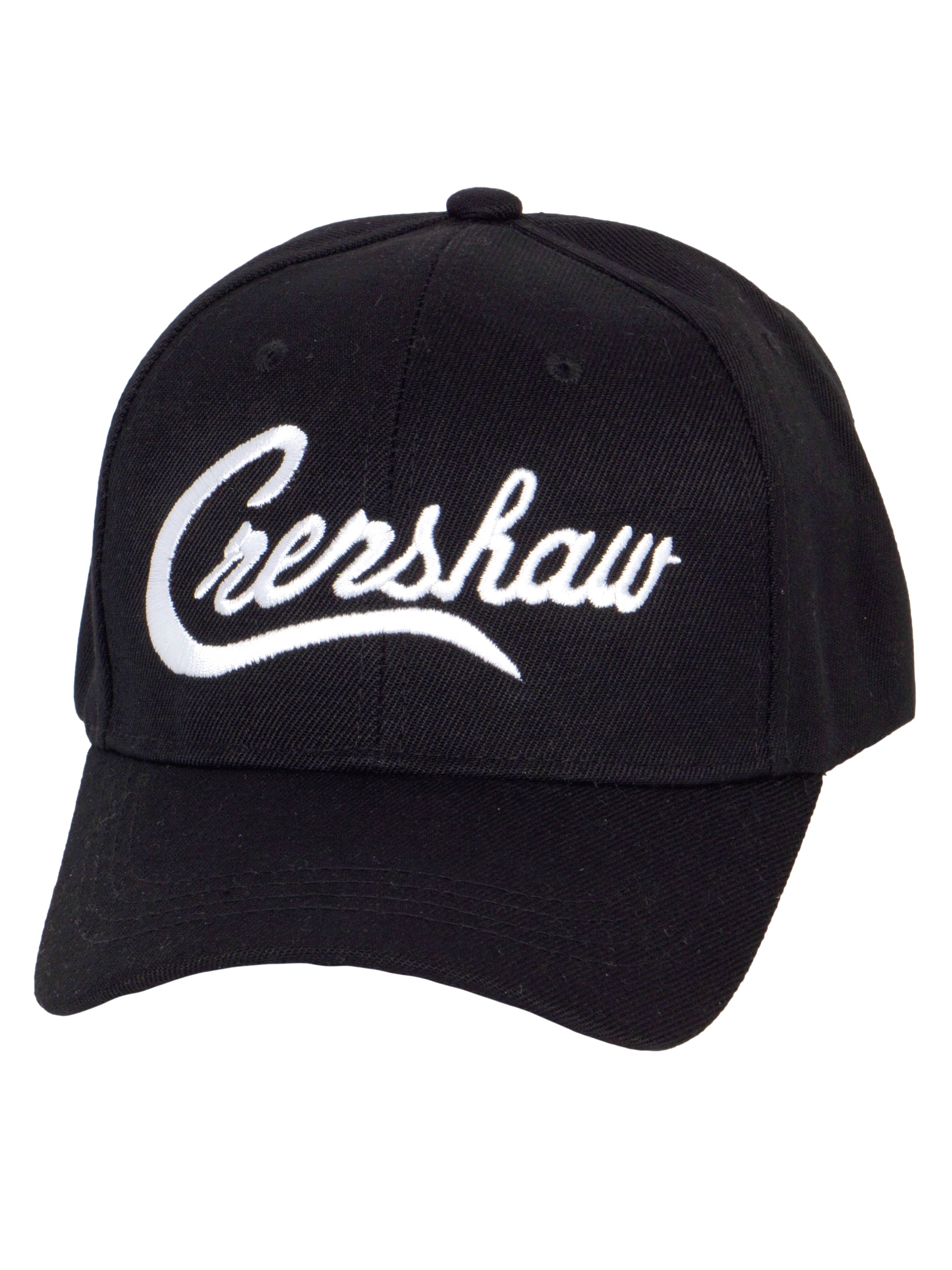 Men's Crenshaw Hat Curve Bill Adjustable Hook & Loop Los Angeles Hat, Black - Walmart.com