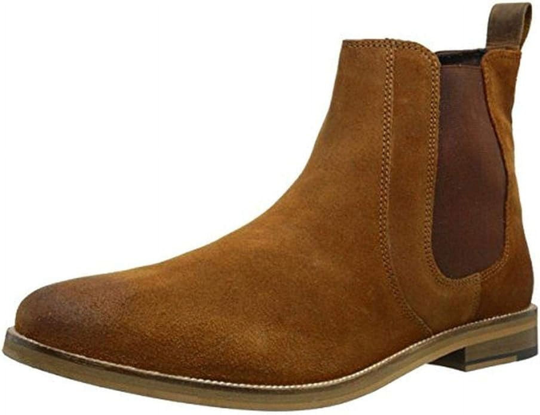Crevo Mens Denham Round Toe Chelsea Ankle Boots - Walmart.com