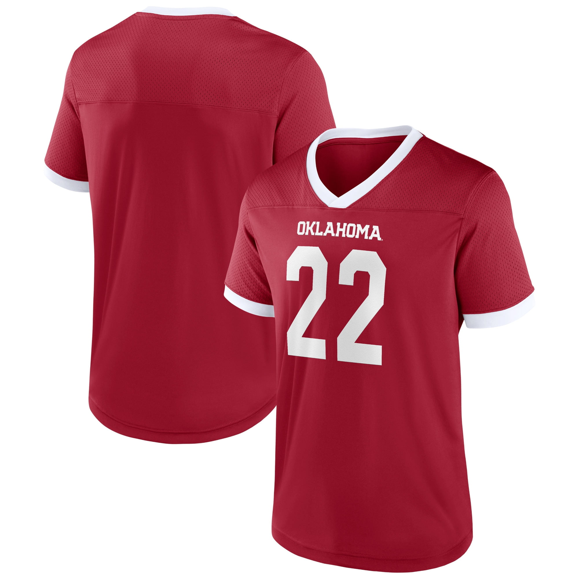 Men's Crimson Oklahoma Sooners The Cut Football Jersey - Walmart.com