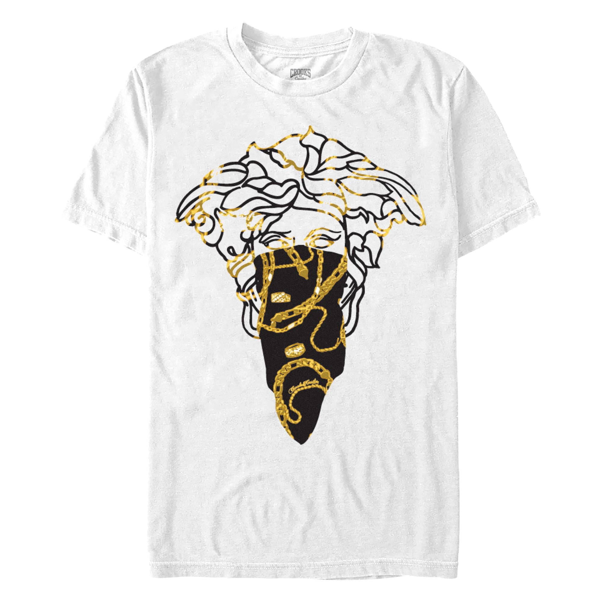 Men's Crooks & Castles Medusa Bandana Graphic T-Shirt - Walmart.com