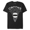 Men's Crooks & Castles Medusa Black and White Effect Graphic T-Shirt ...