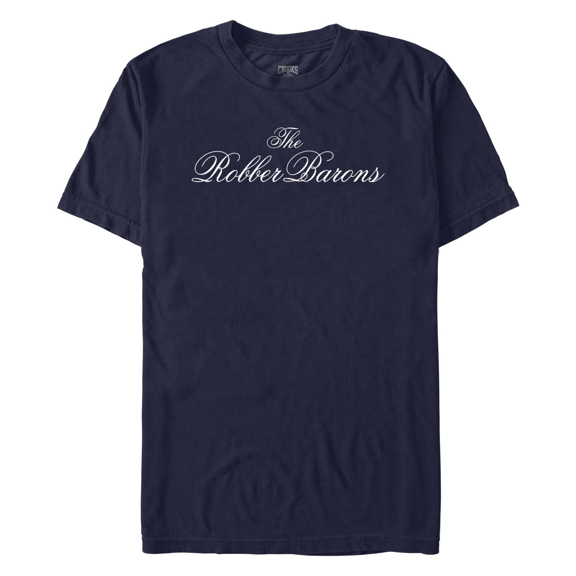 Men's Crooks & Castles The Robber Barons List Front and Back Graphic T ...