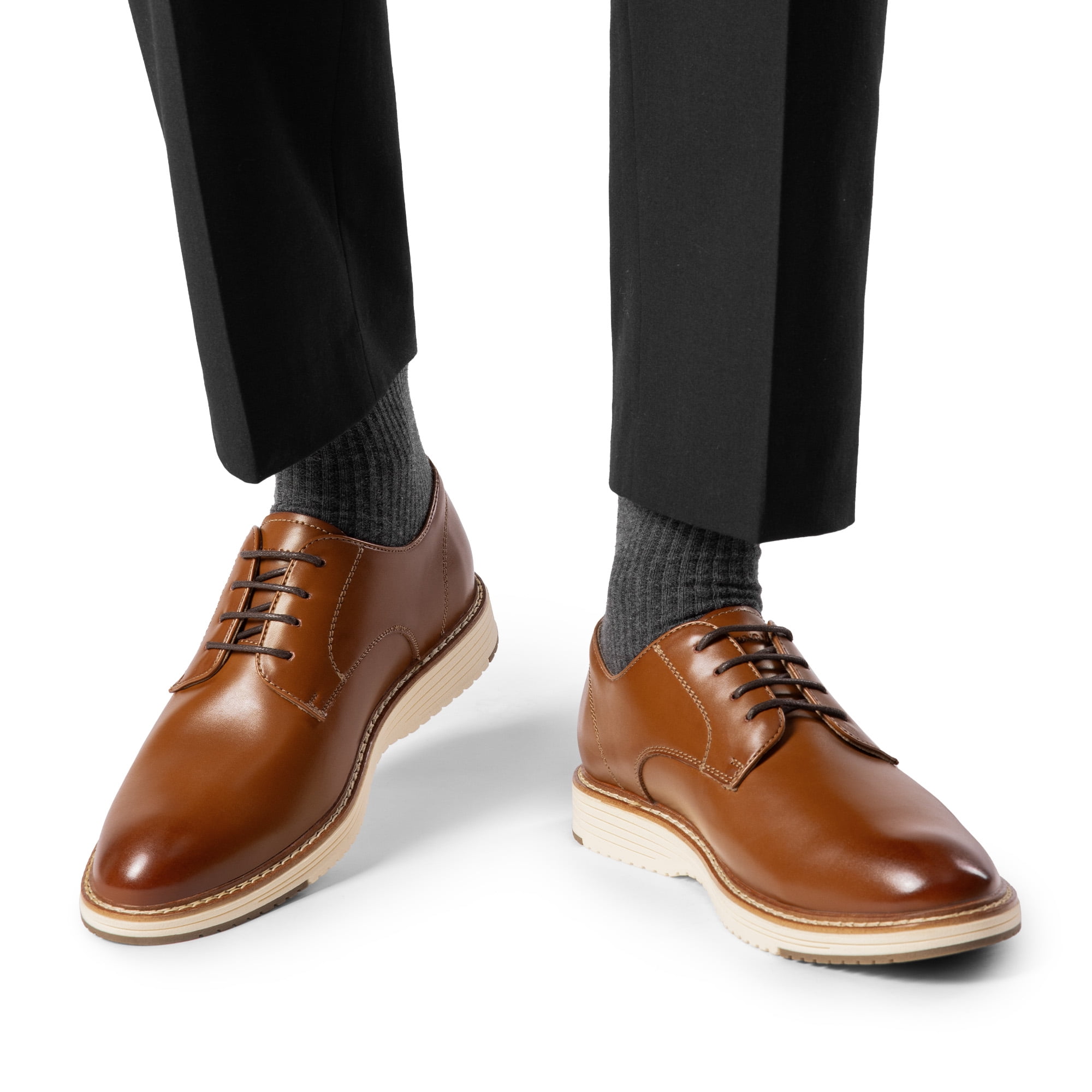Men's CrossFlex Casual Dress Shoes Business Formal Oxfords Sneaker ...