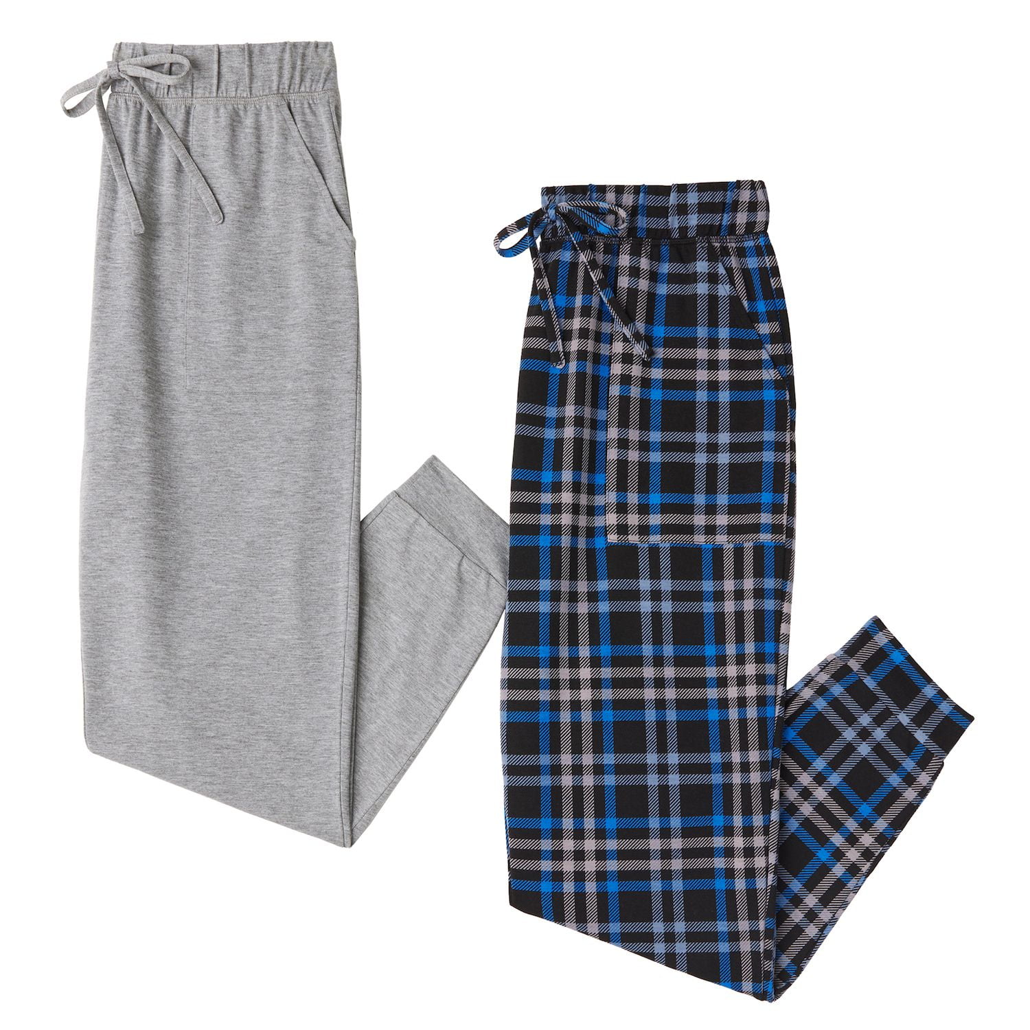 Men's Cuddl Duds® 2-Pack French Terry Cuffed Bottom Pajama Pants Set ...