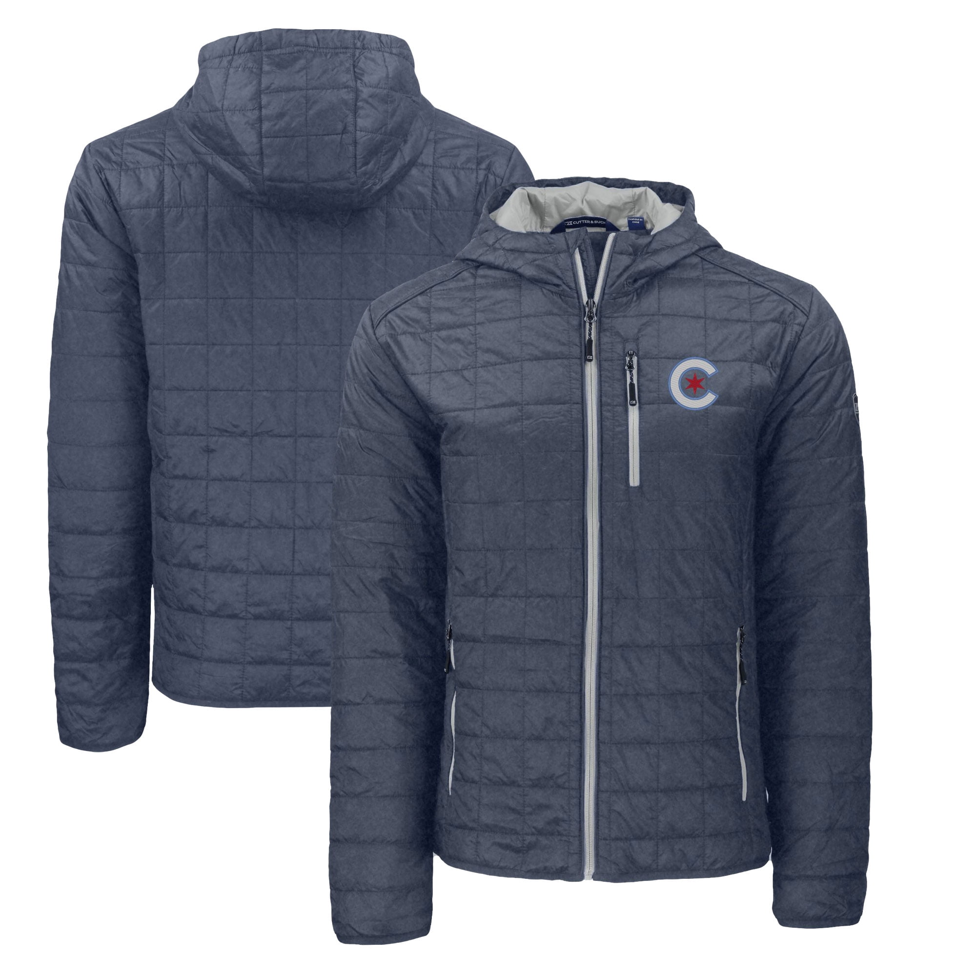 Mens Cutter And Buck Anthracite Chicago Cubs City Connect Rainier