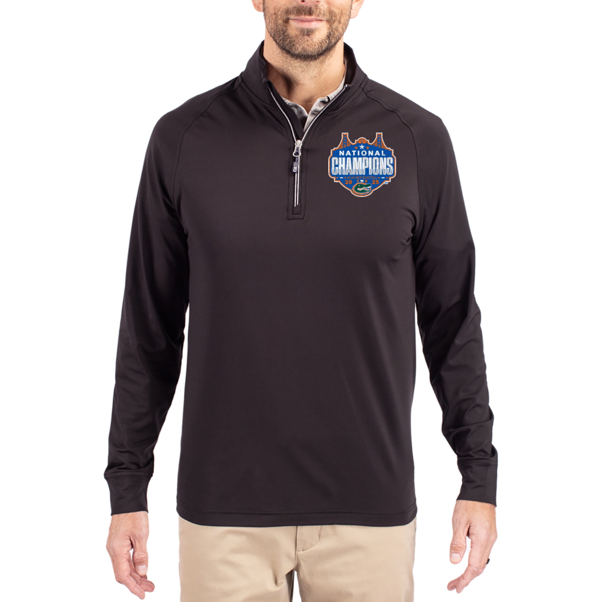 Men-s Cutter & Buck Black Florida Gators 2025 Men's College Basketball ...