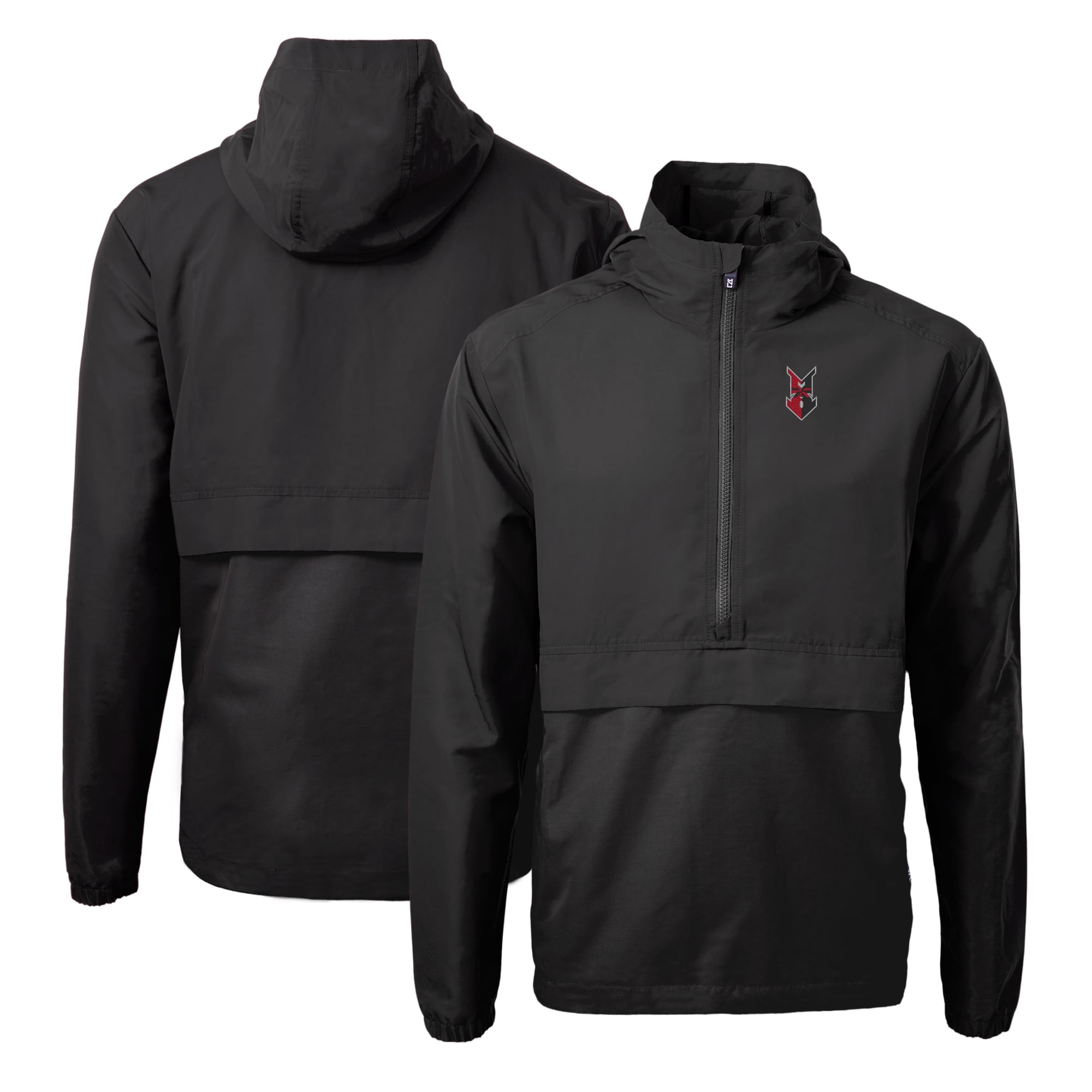 Men's Cutter & Buck Black Indianapolis Indians Charter Eco Recycled ...