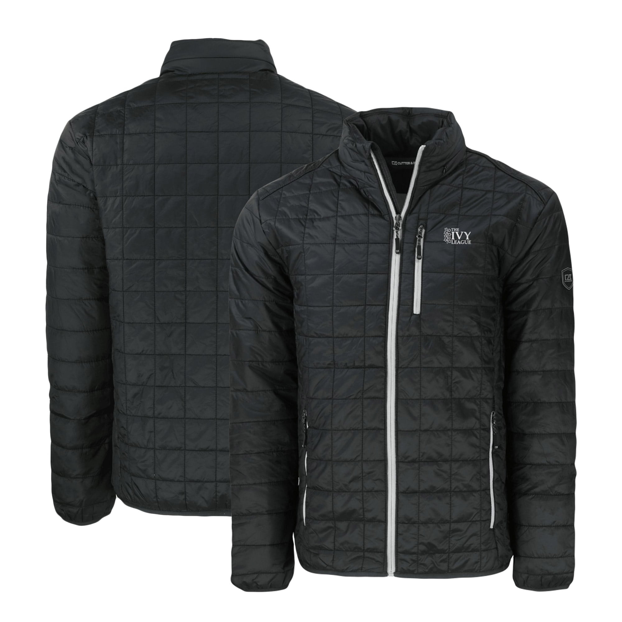 Men's Cutter & Buck Black Ivy League Rainier PrimaLoft Eco Insulated ...