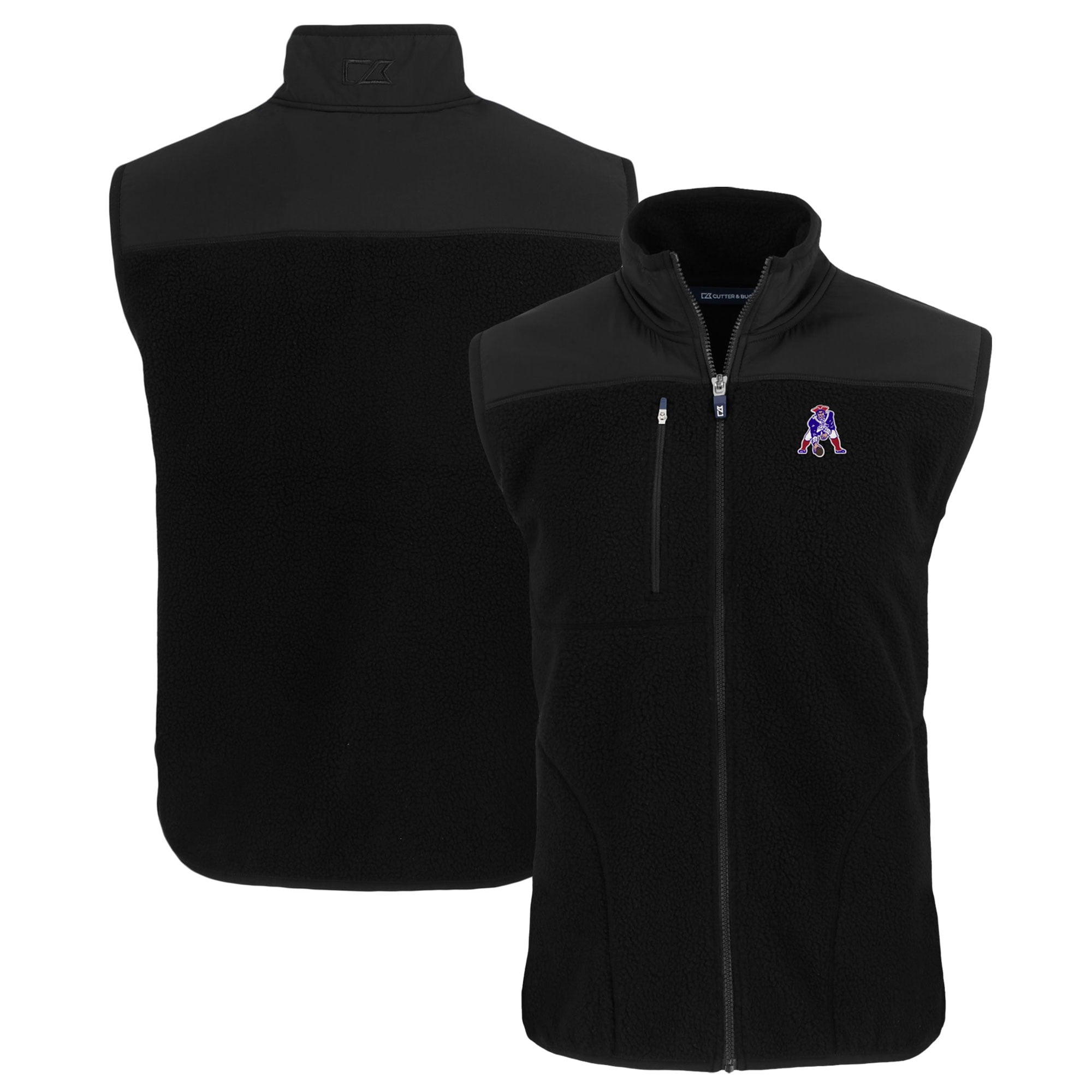 Men's Cutter & Buck Black New England Patriots Throwback Big & Tall ...