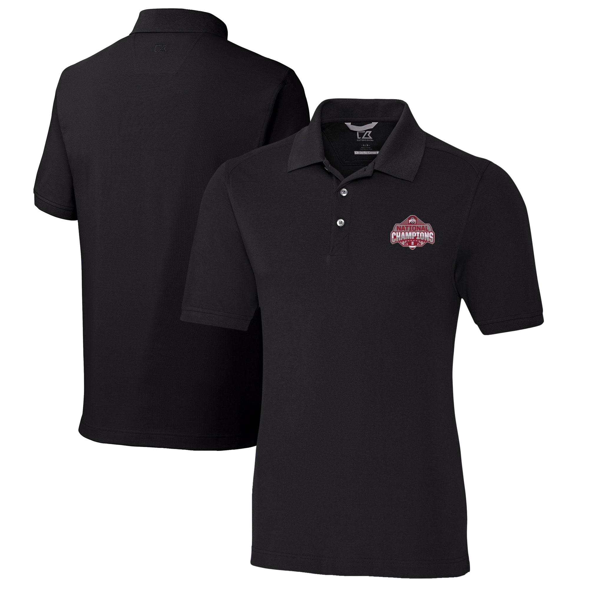 Men's Cutter & Buck Black Ohio State Buckeyes College Football Playoff ...