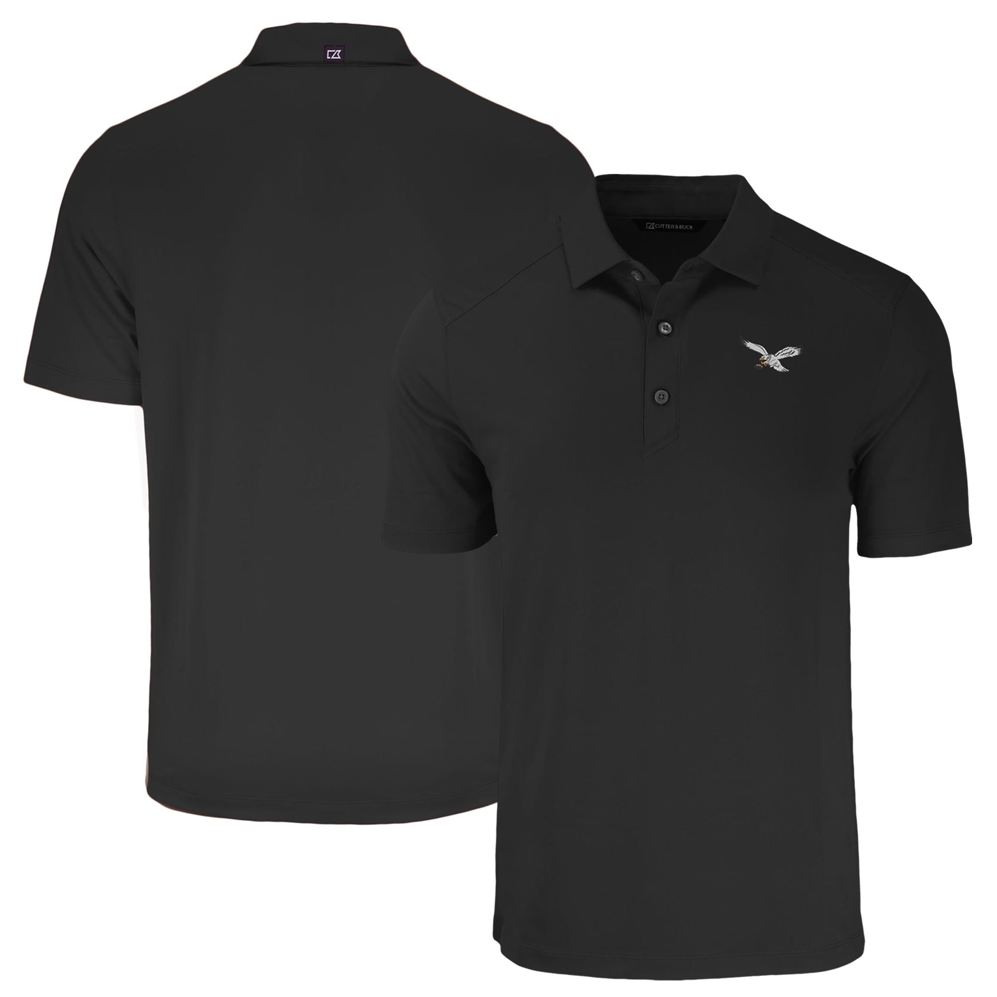 Men's Cutter & Buck Black Philadelphia Eagles Throwback Forge Eco ...