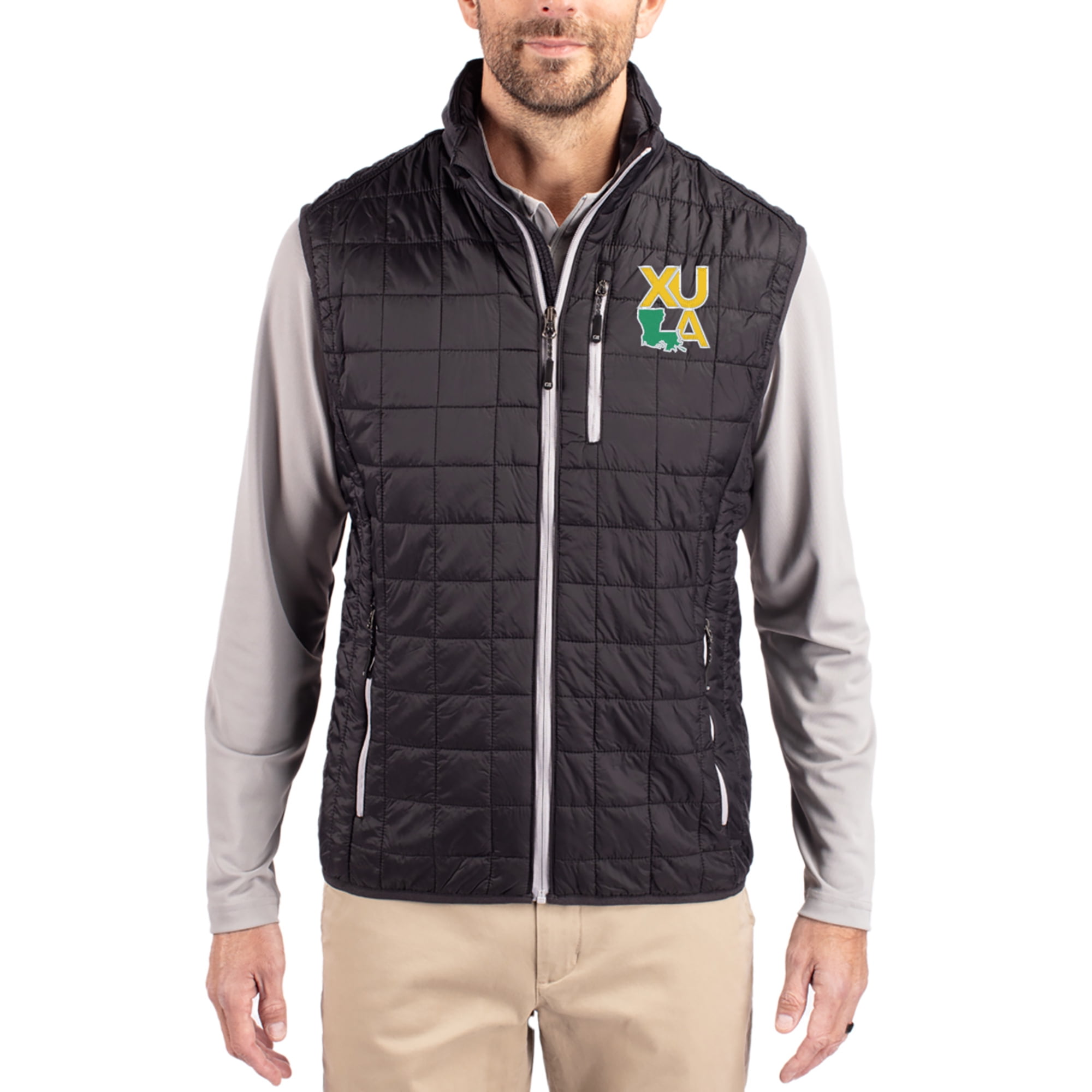 Men's-Cutter & Buck Black Xavier University of Louisiana Gold Rush ...