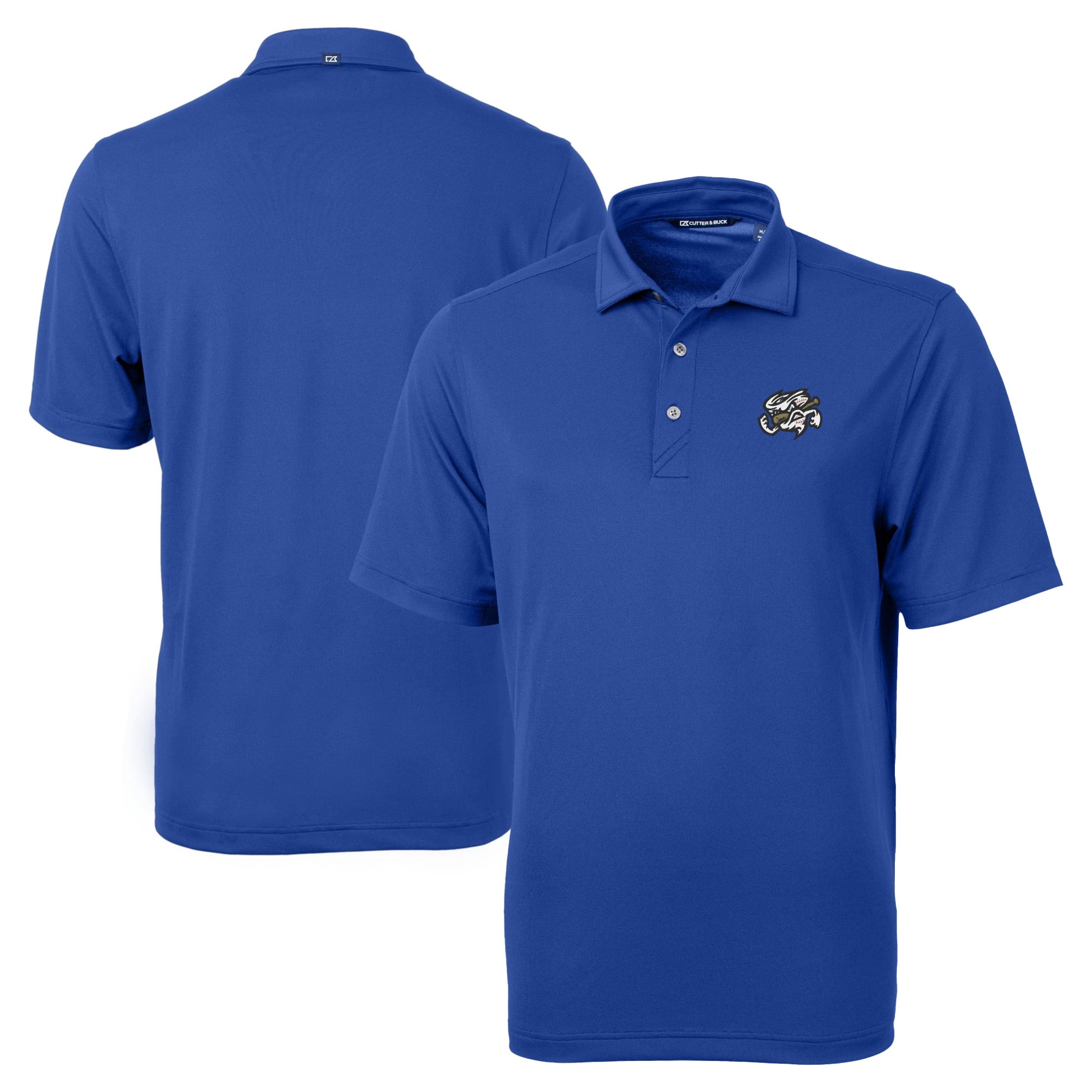 Men's Cutter & Buck Blue Omaha Storm Chasers Big & Tall Virtue Eco ...