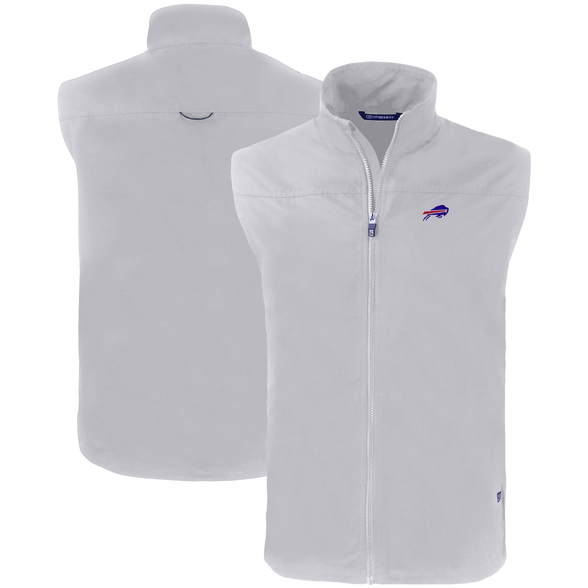 Men's Cutter & Buck Gray Buffalo Bills Primary Mark Big & Tall Charter ...