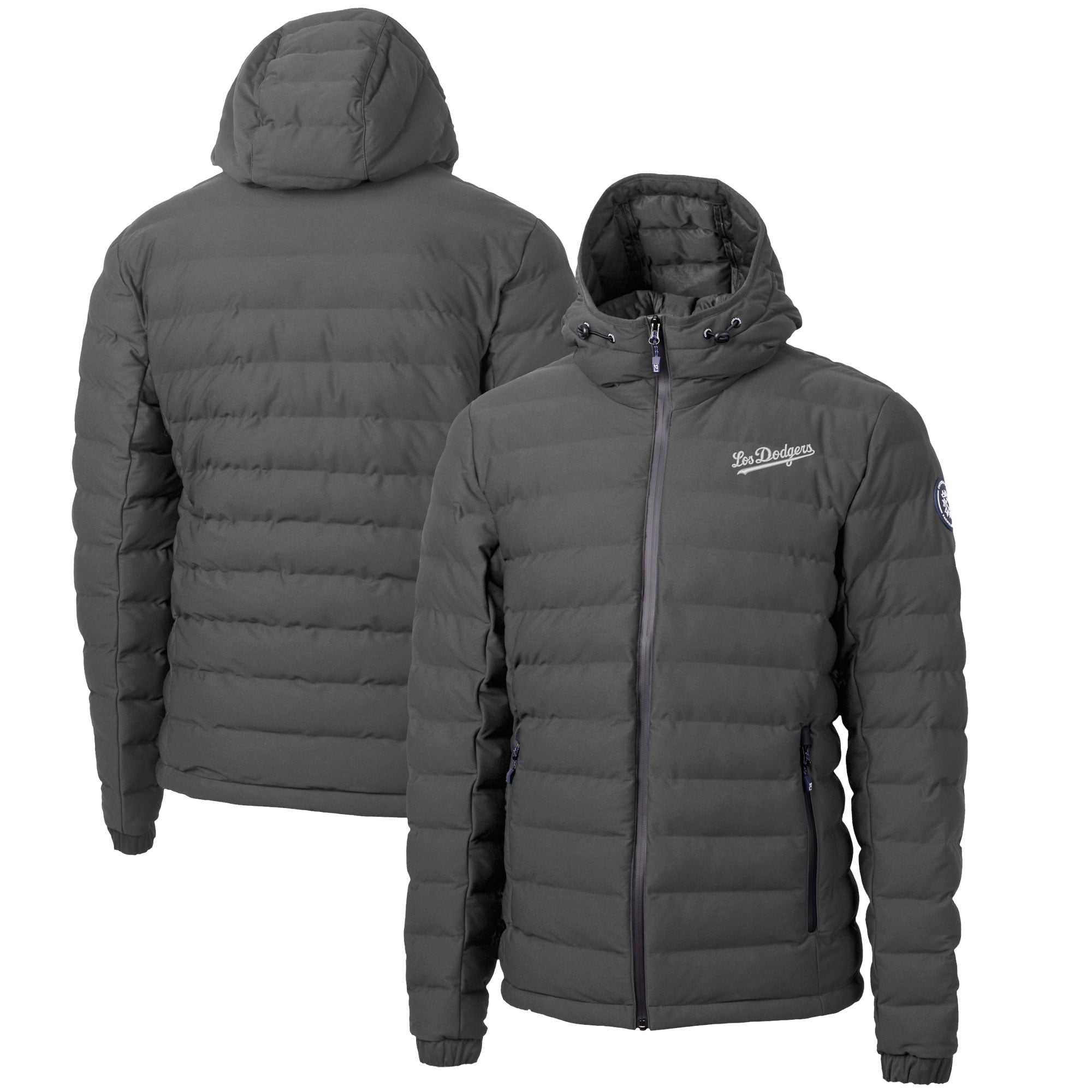 Men's Cutter & Buck Gray Los Angeles Dodgers City Connect Mission Ridge ...