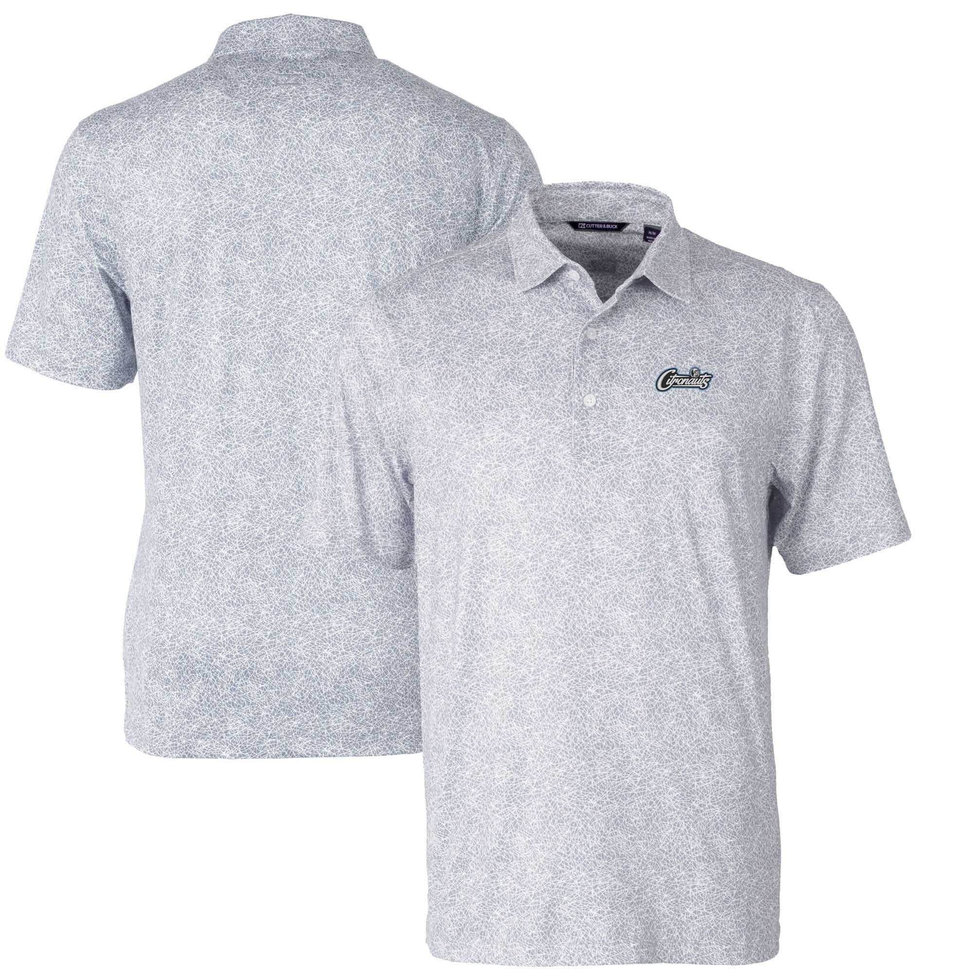 Men's Cutter & Buck Gray UCF Knights Citronaut Pike Constellation Print ...