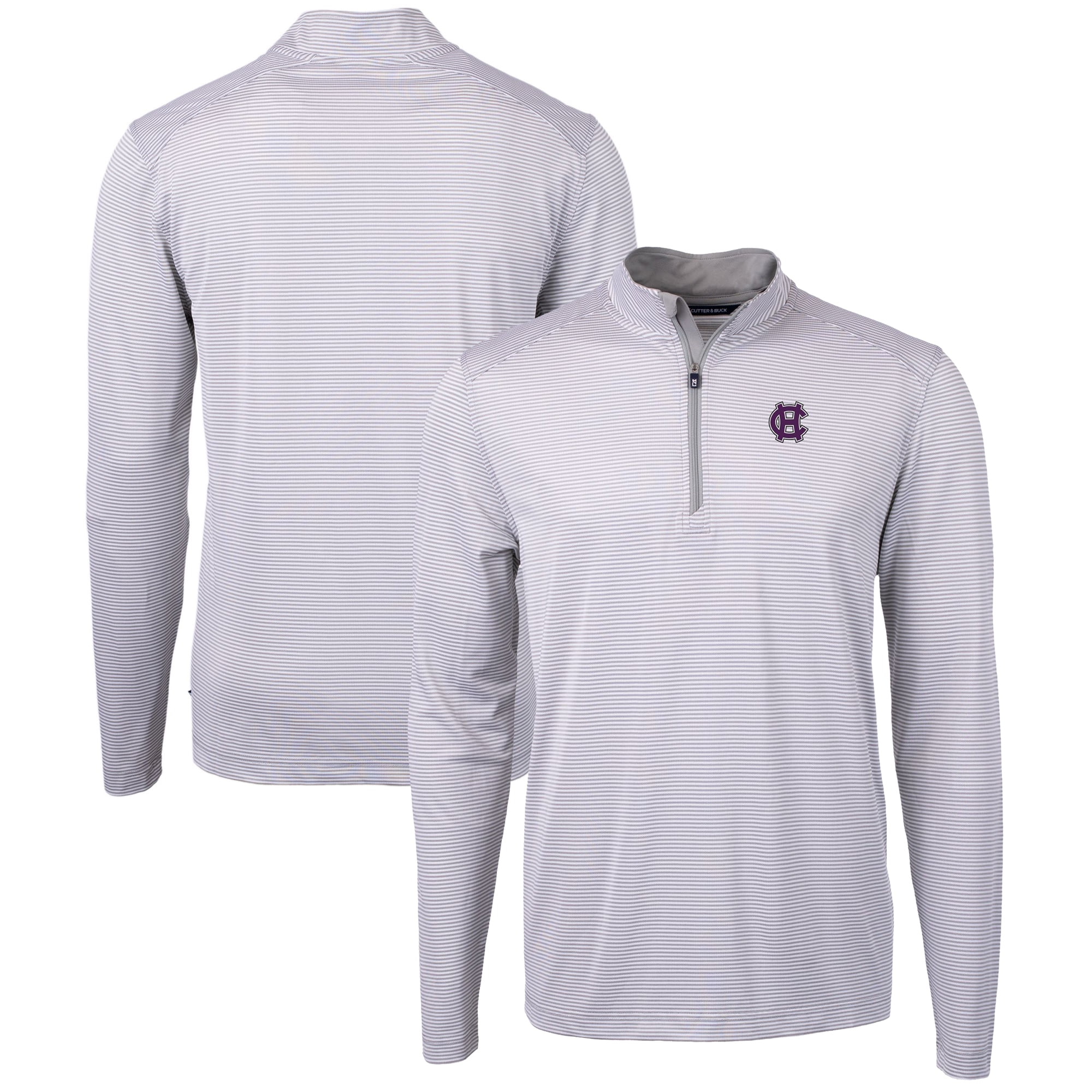 Men's Cutter & Buck Gray/White Holy Cross Crusaders Big & Tall Virtue ...