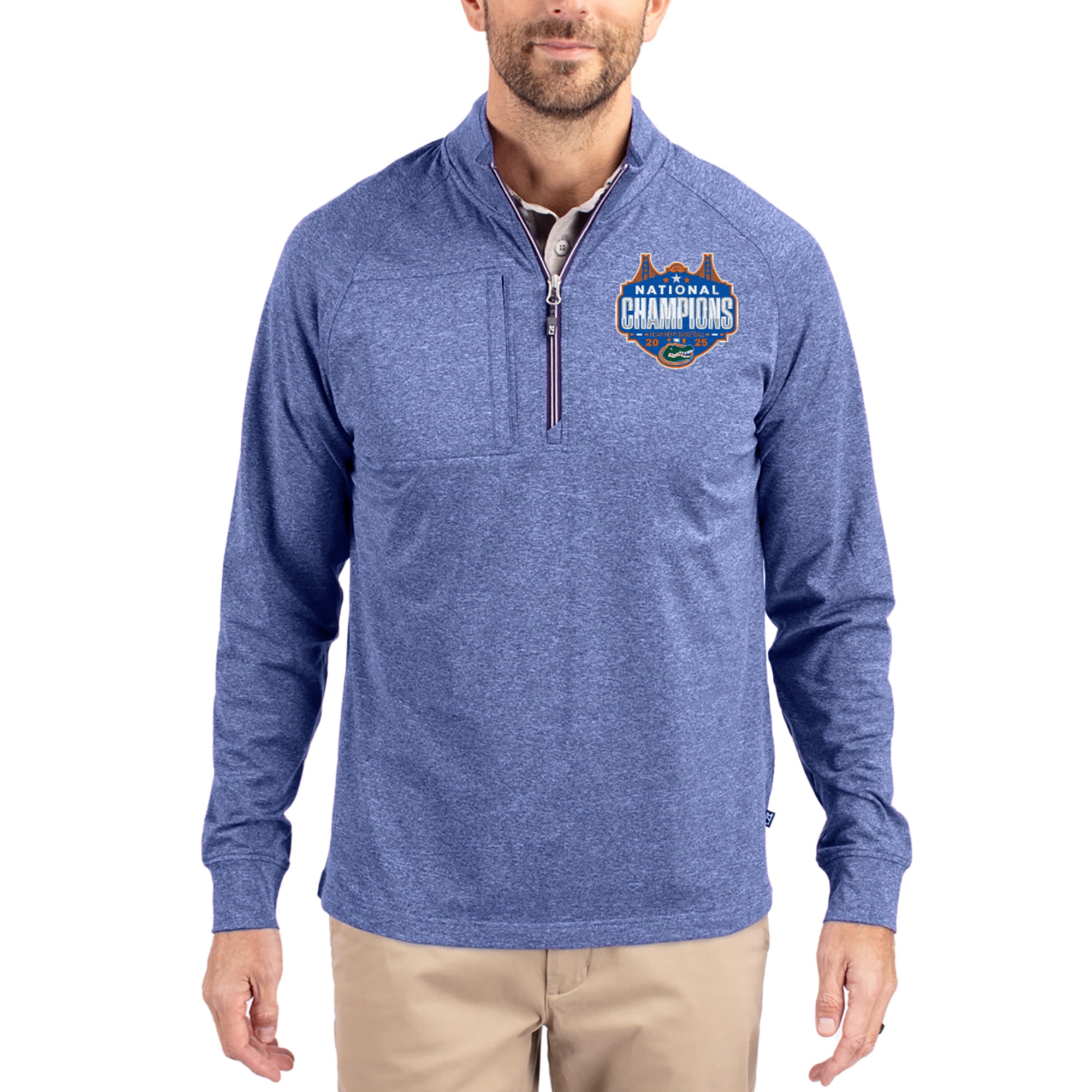 Men-s Cutter & Buck Heather Royal Florida Gators 2025 NCAA Men's ...