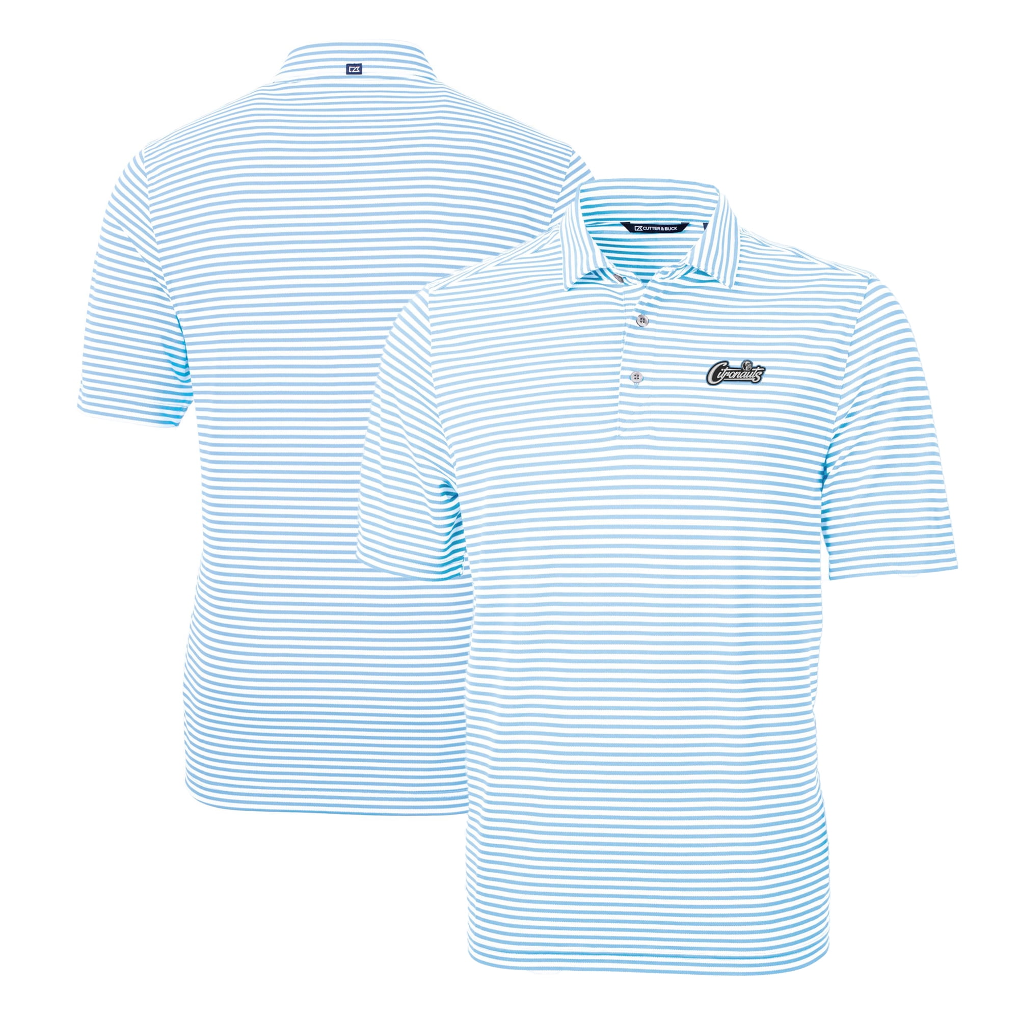 Men's Cutter & Buck Light Blue UCF Knights Citronaut Logo Virtue Eco ...