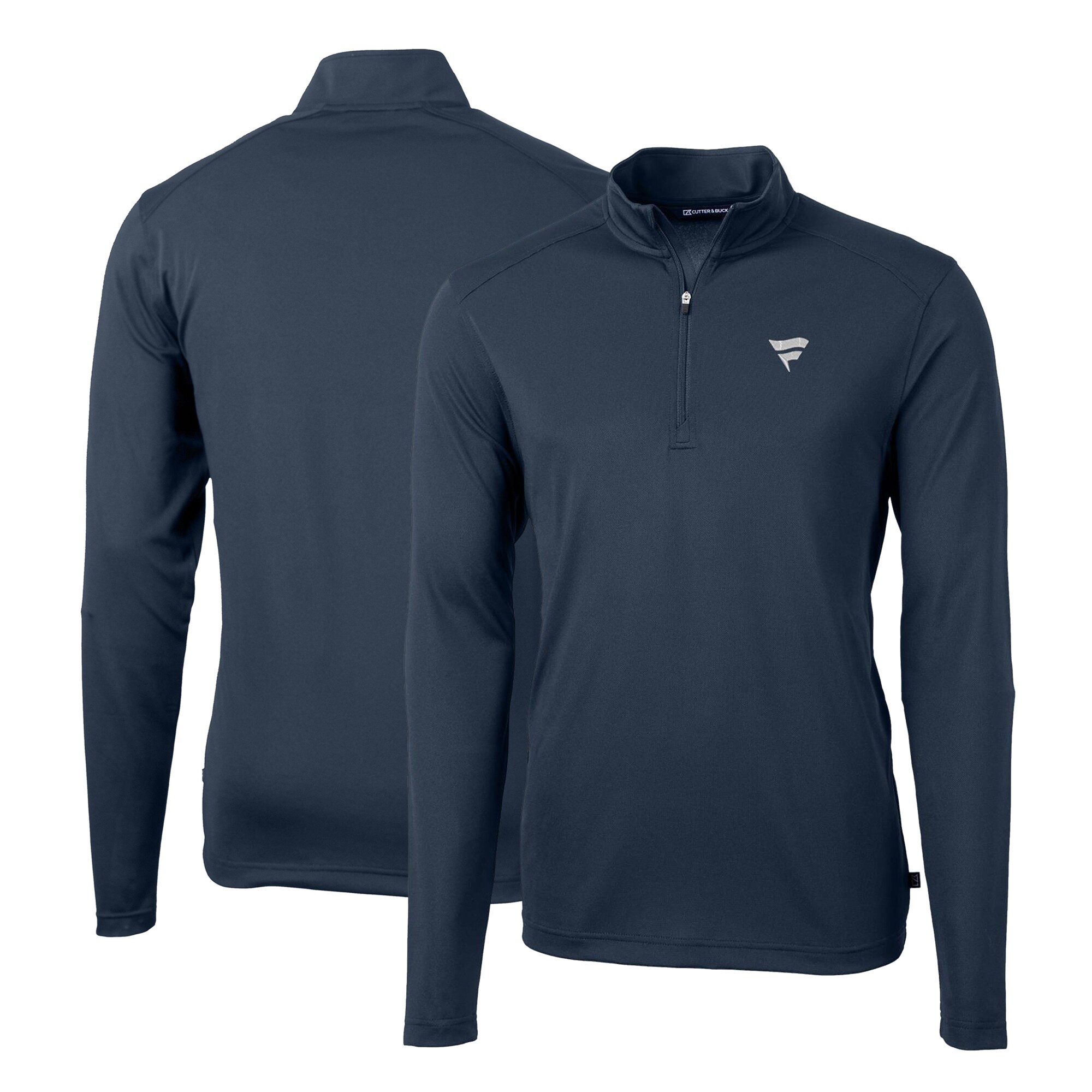 Men's Cutter & Buck Navy Fanatics Corporate Virtue Eco Pique Recycled ...
