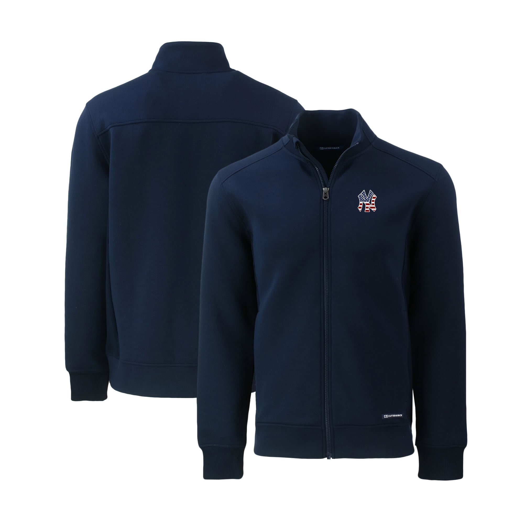 Men's Cutter & Buck Navy New York Yankees Stars & Stripes Roam Eco ...