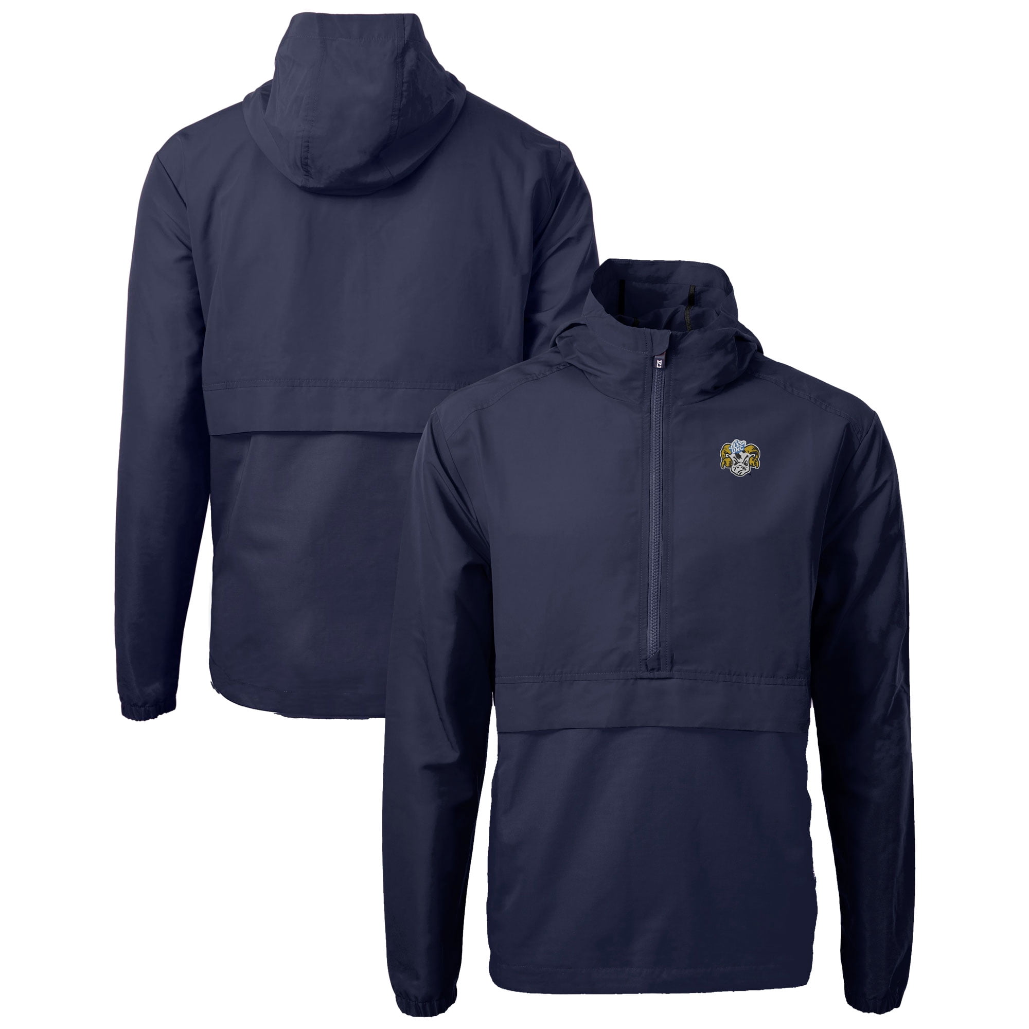 Men's Cutter & Buck Navy North Carolina Tar Heels Vault Charter Eco ...