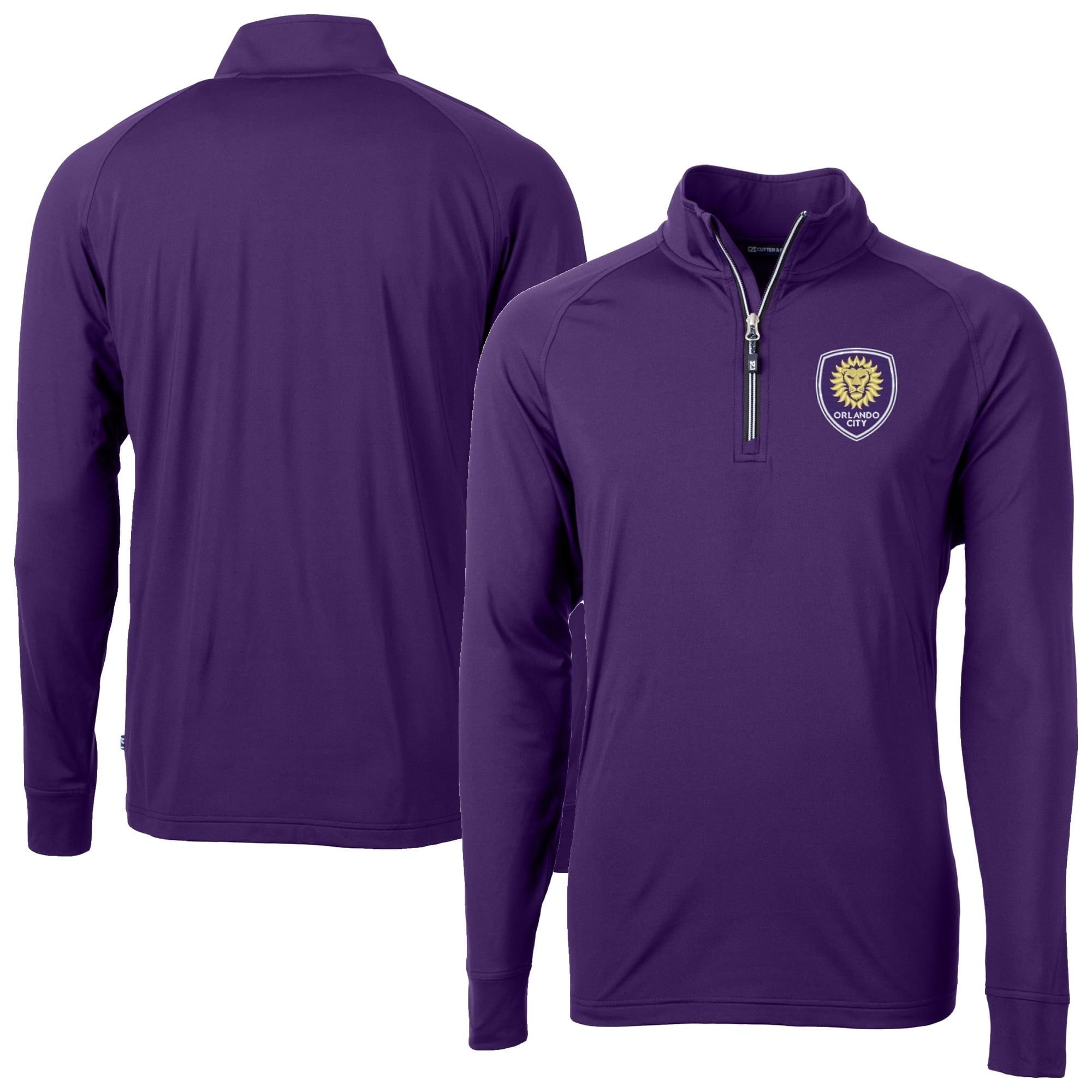 Men's-Cutter & Buck Purple Orlando City SC Adapt Eco Knit Stretch ...