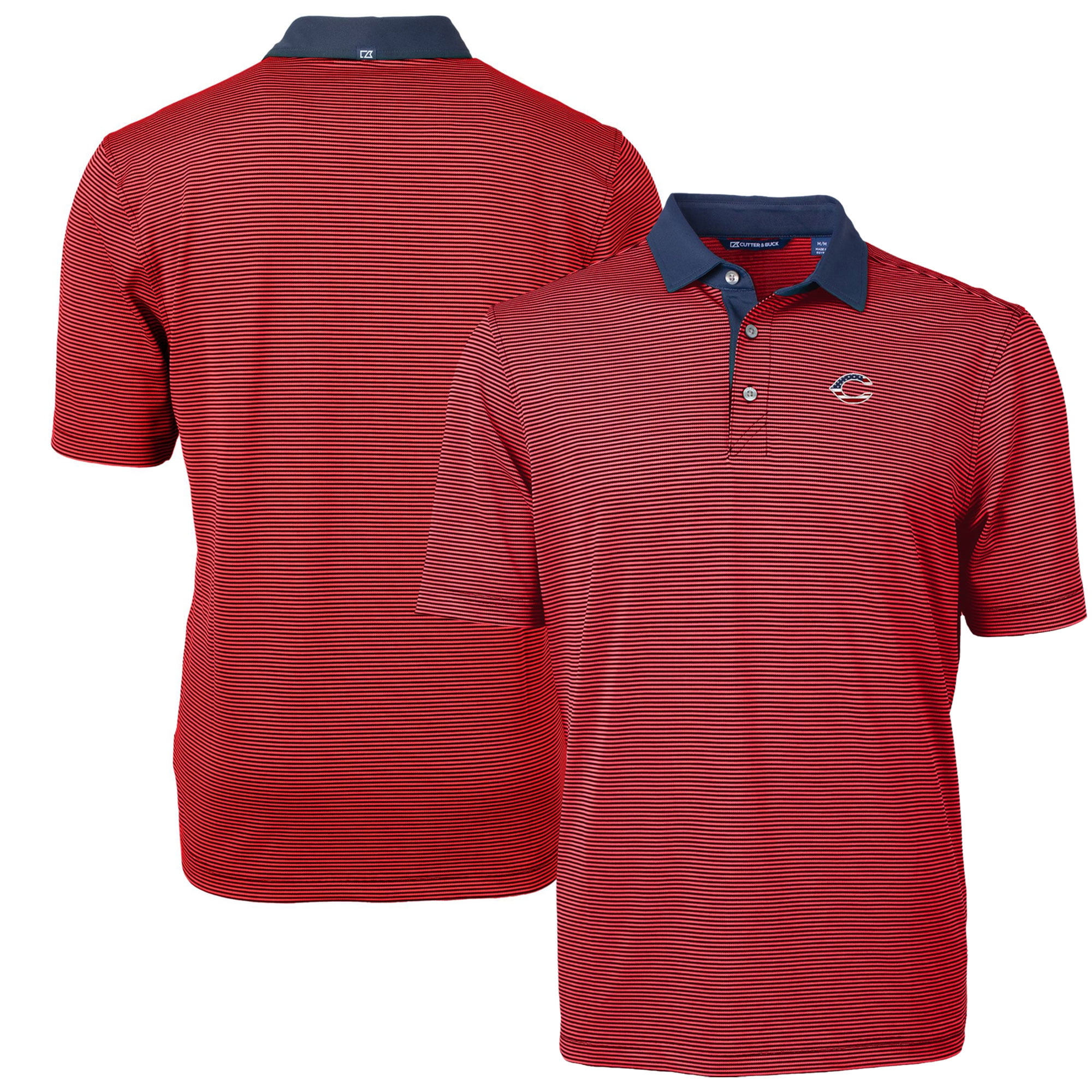 Men's Cutter & Buck Red Cincinnati Reds Americana Logo Big & Tall ...