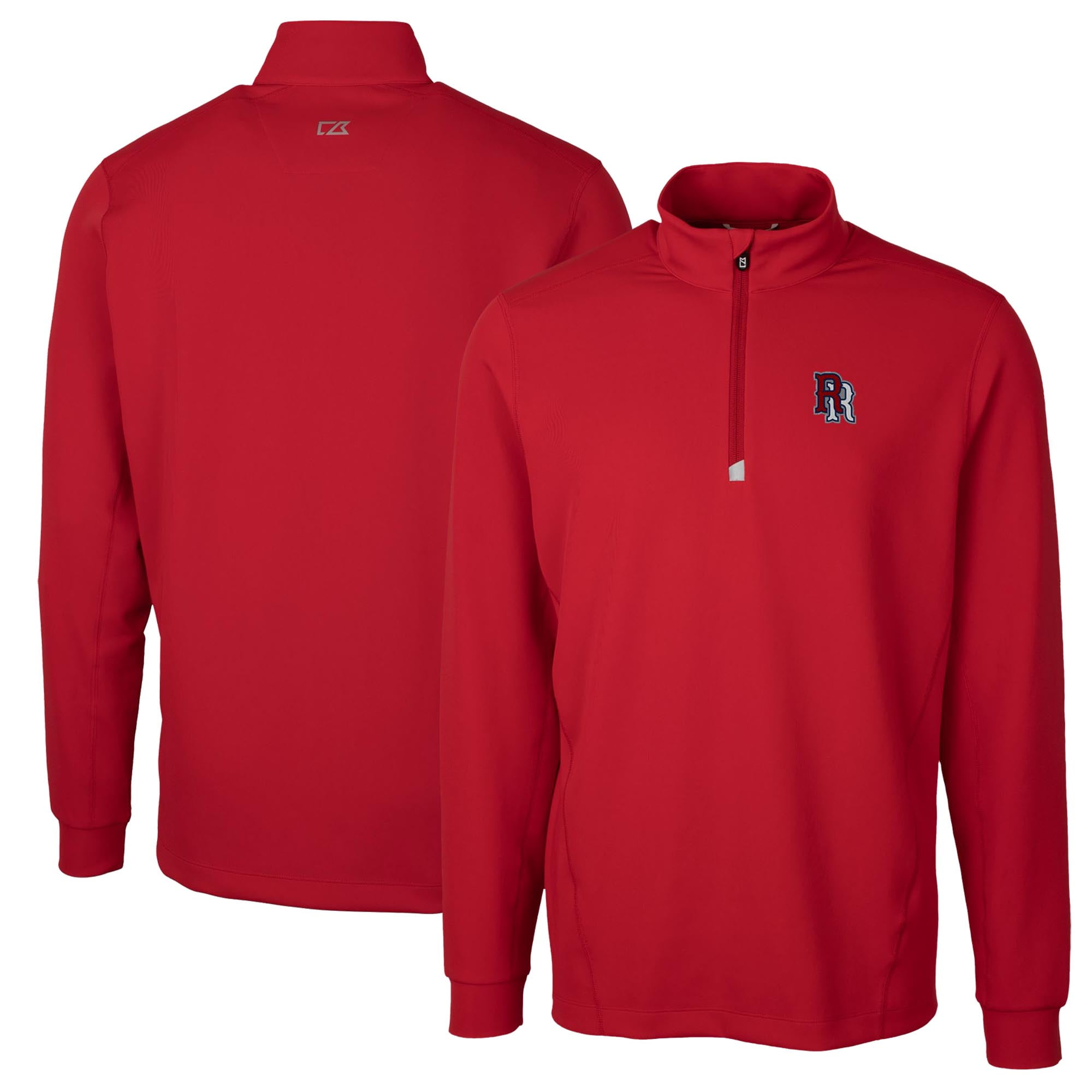 Men's Cutter & Buck Red Round Rock Express Traverse Stretch Quarter-Zip ...