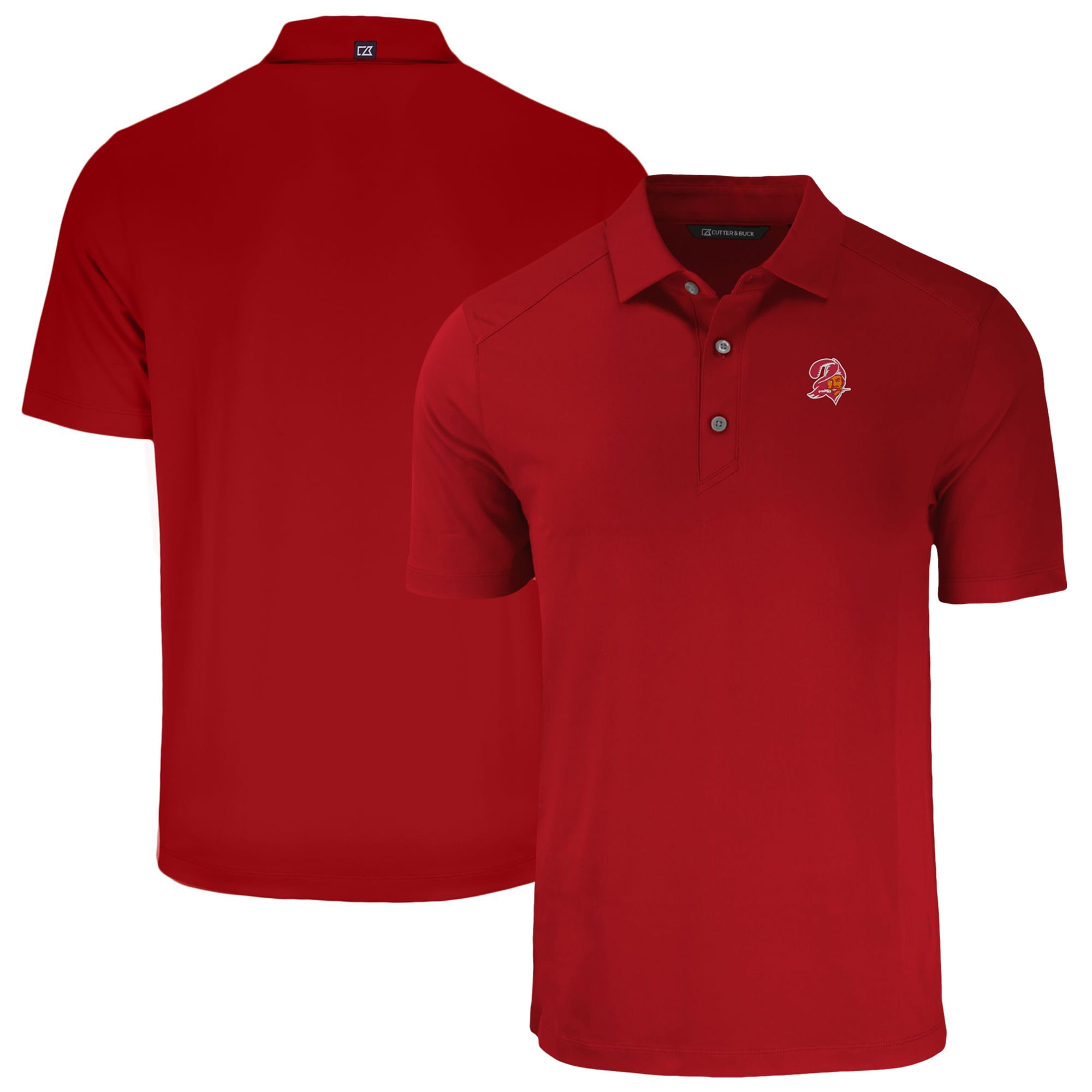 Men's Cutter & Buck Red Tampa Bay Buccaneers Throwback Big & Tall Forge ...