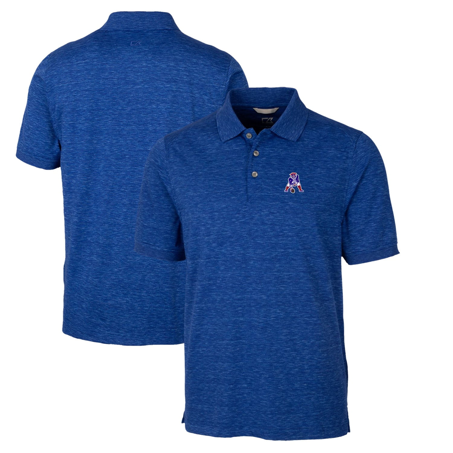 Men's Cutter & Buck Royal New England Patriots Advantage Tri-Blend ...