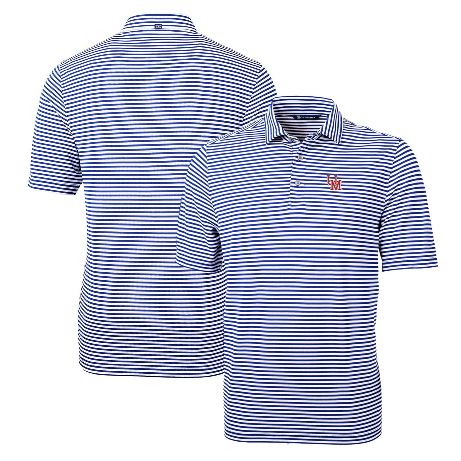 Men's Cutter & Buck Royal Ole Miss Rebels Throwback Logo Virtue Eco ...