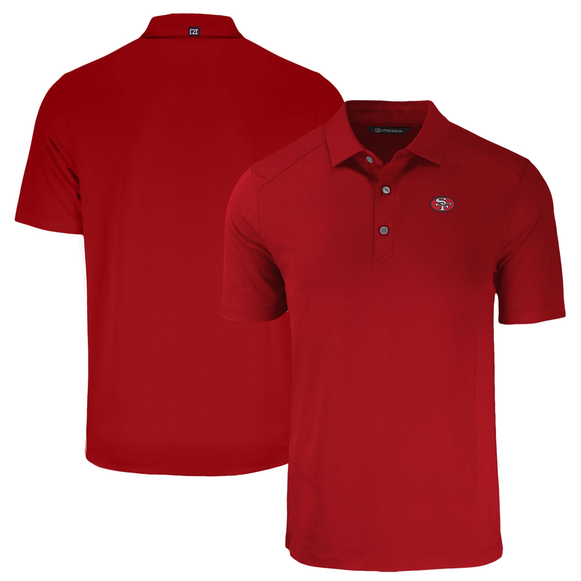 Men's Cutter & Buck Scarlet San Francisco 49ers Throwback Forge Eco ...