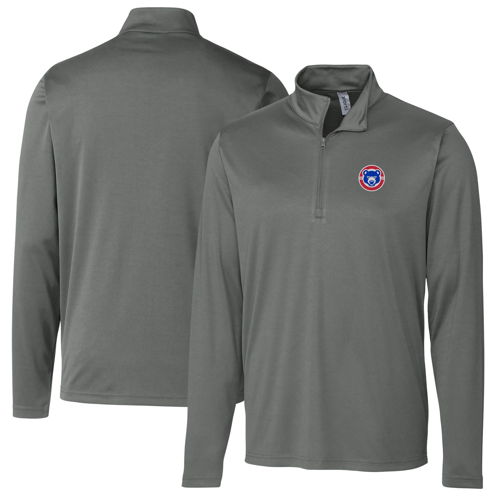 Men's Cutter & Buck Steel South Bend Cubs Clique Spin Eco Performance ...
