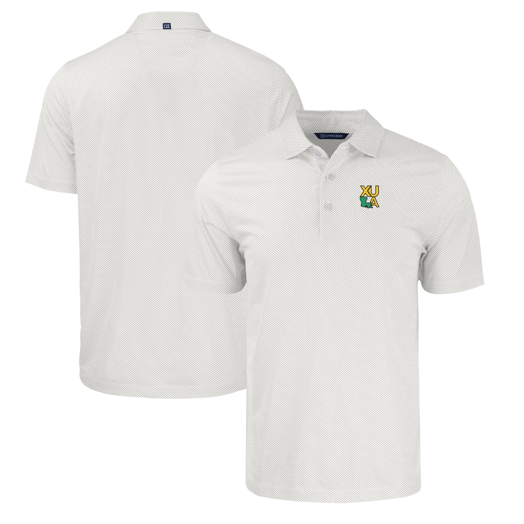 Men's Cutter & Buck White/Gray Xavier University of Louisiana Gold Rush ...