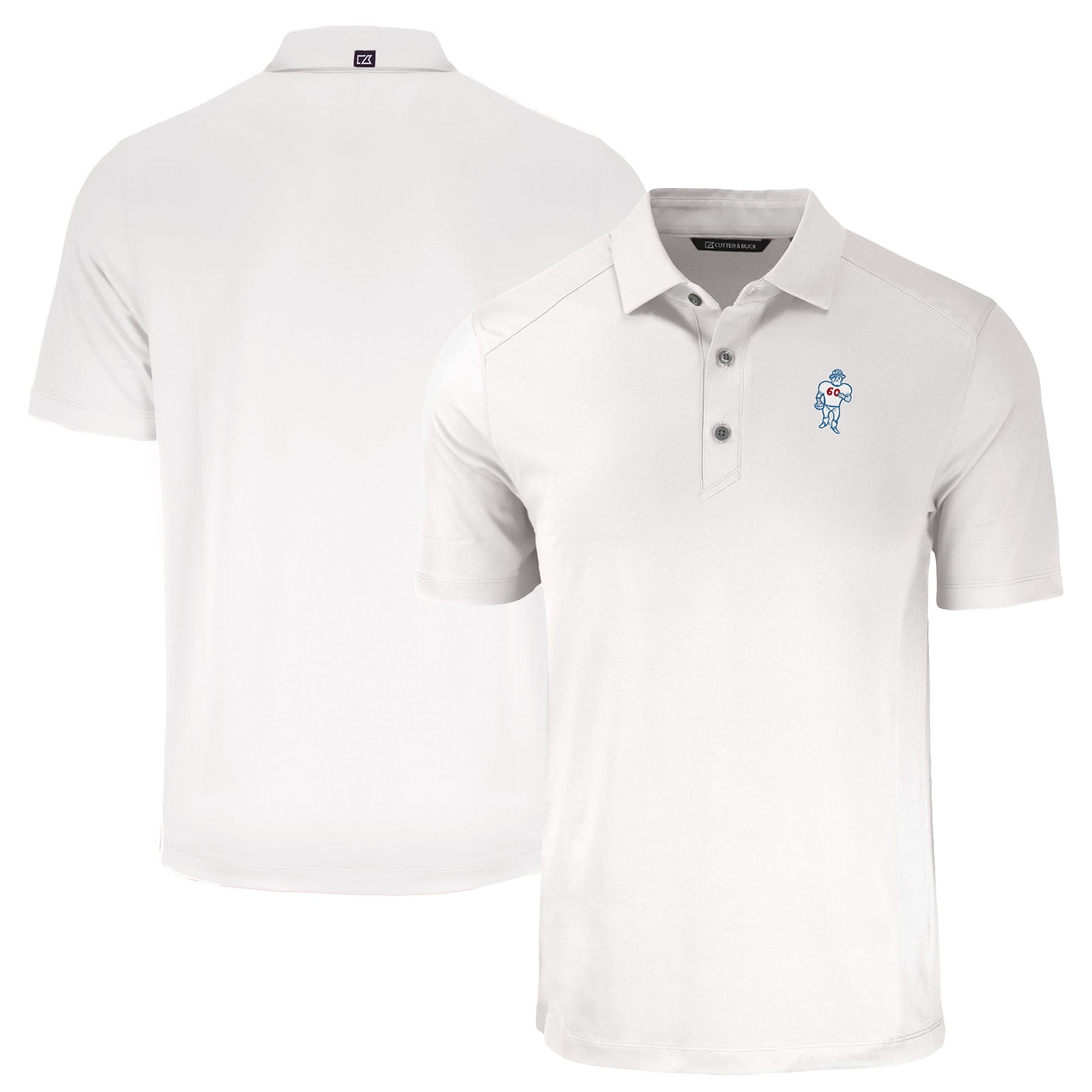 Men's Cutter & Buck White Houston Oilers Throwback Forge Eco Stretch ...