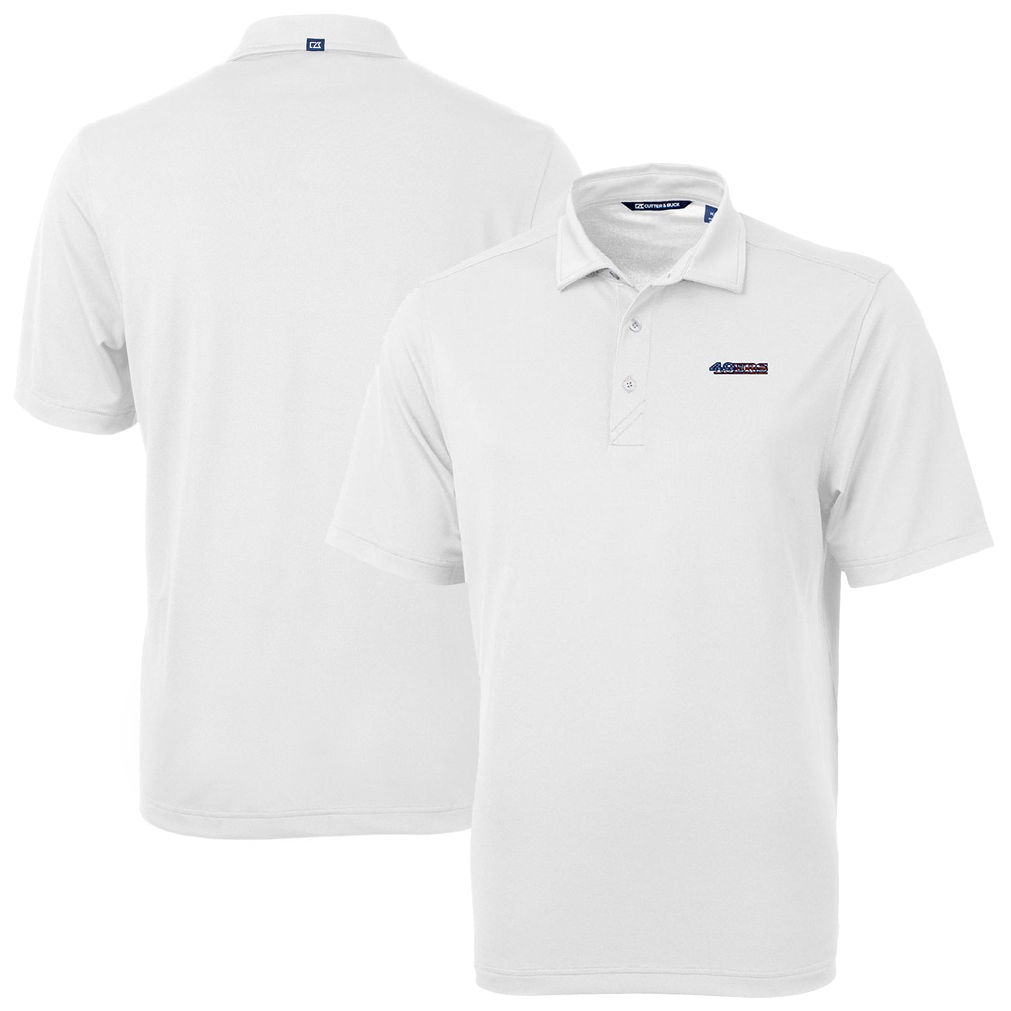 Mens Cutter And Buck White San Francisco 49ers Big And Tall Team Virtue