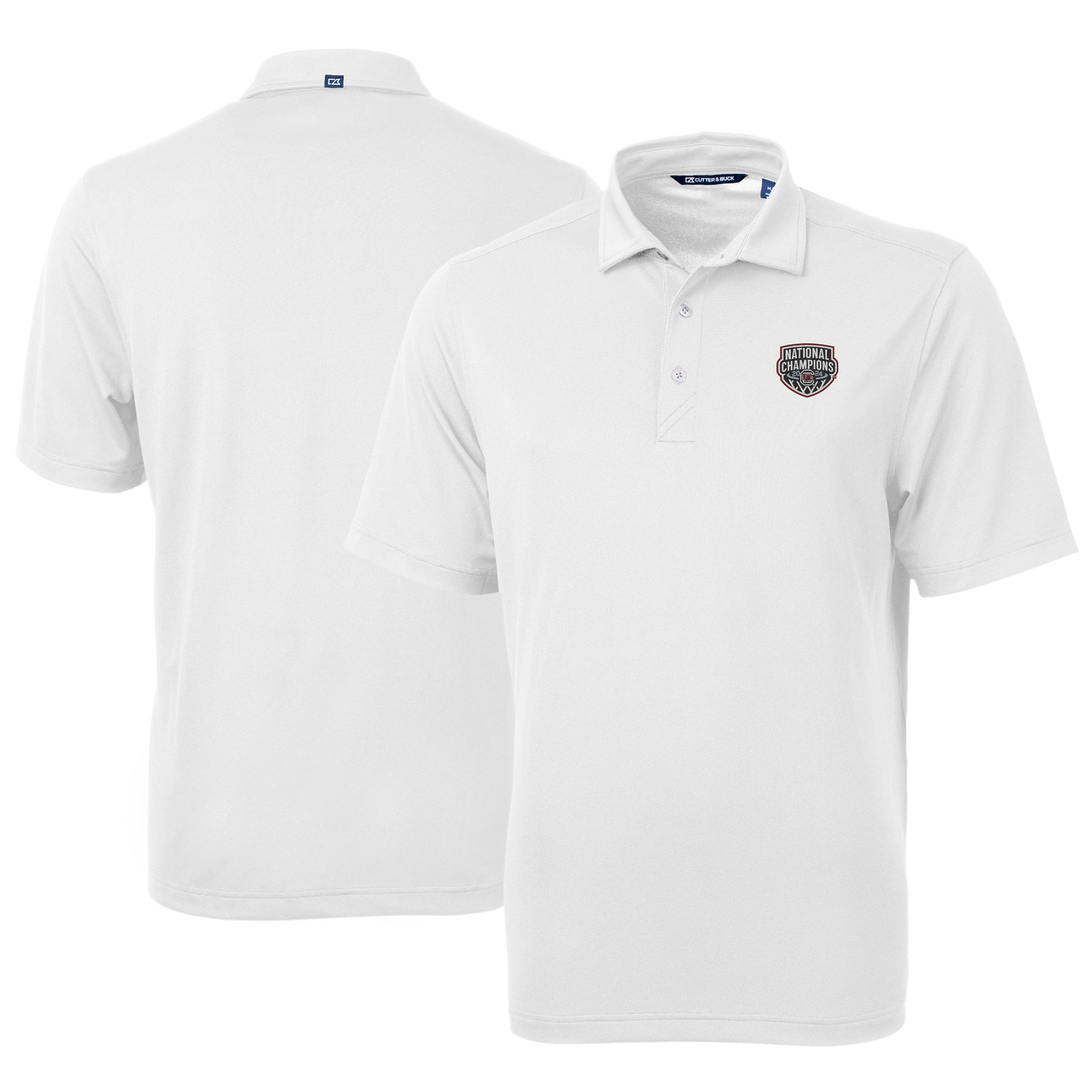 Men's Cutter & Buck White South Carolina Gamecocks 2024 NCAA Women's ...