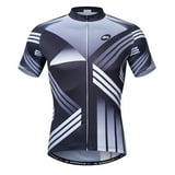 Men’s Cycling Jersey Mountain Bike Shirt Short Sleeve with 3 Rear ...