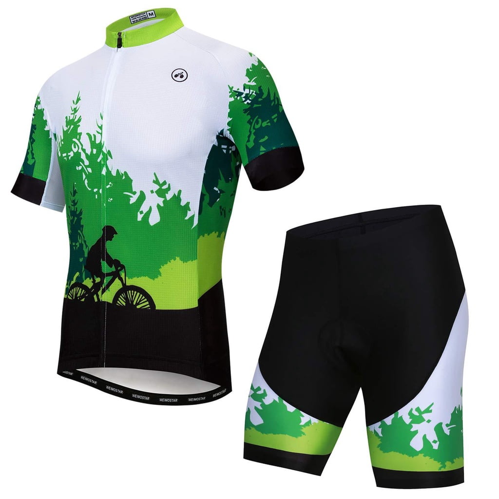 Men's Cycling Jersey with D Padding for Road Bike Comfortable Breathable Bicycle Riding Shirt ...