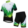 Men's Cycling Jersey with D Padding for Road Bike Comfortable Breathable Bicycle Riding Shirt ...