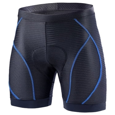 Hiauspor Men Padded Cycling Shorts Bike Riding Biking Bicycle Shorts ...