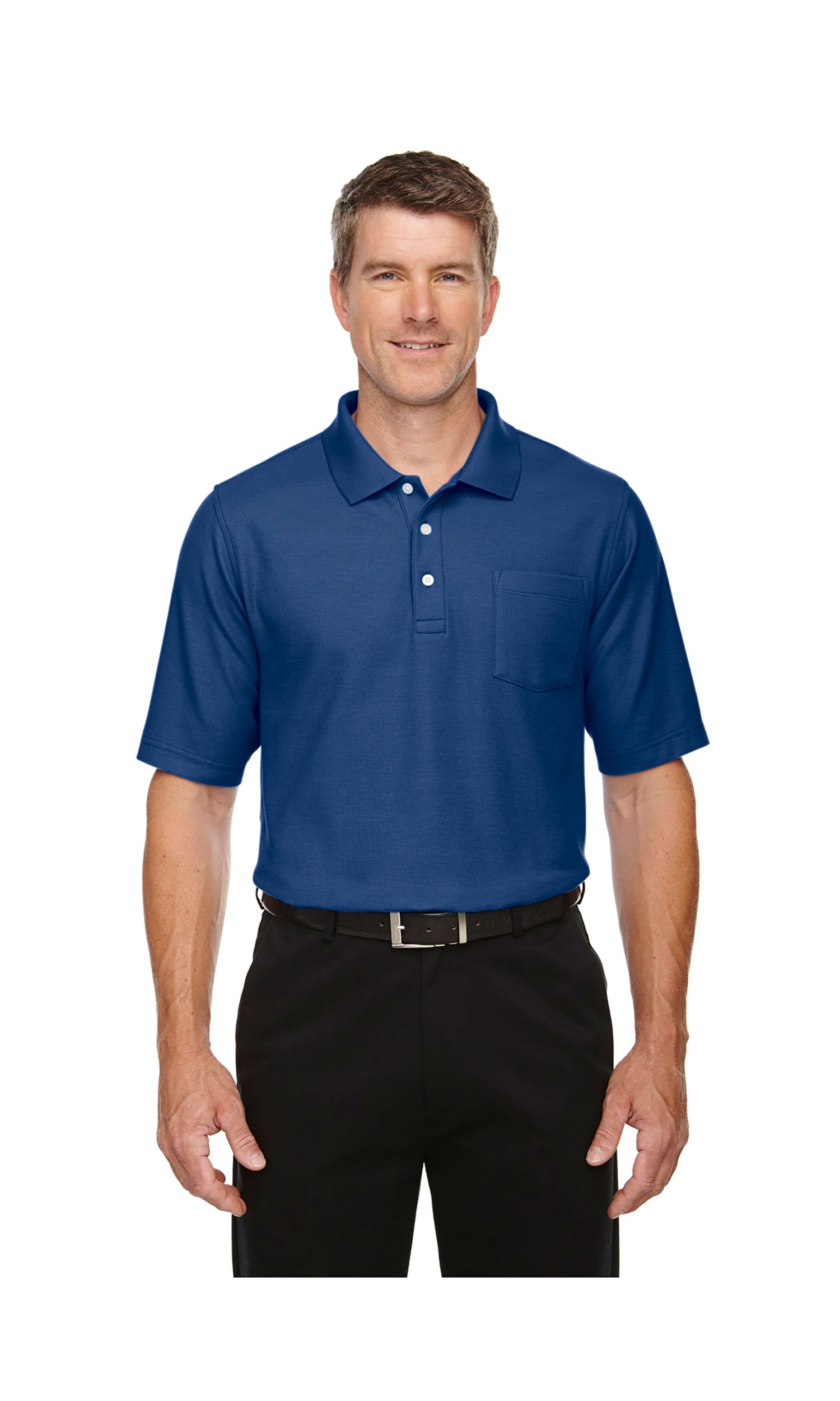 Men's DRYTEC Performance Pocket Polo Shirt, Style DG150P - Walmart.com