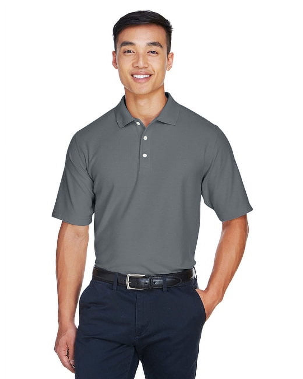 Men's DRYTEC20™ Performance Polo - GRAPHITE - 2XL - Walmart Business Supplies